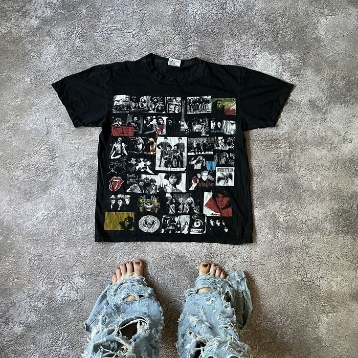 Vintage Vintage Y2K Band Group FACE Horror Psycho SKELETON 90S | Grailed