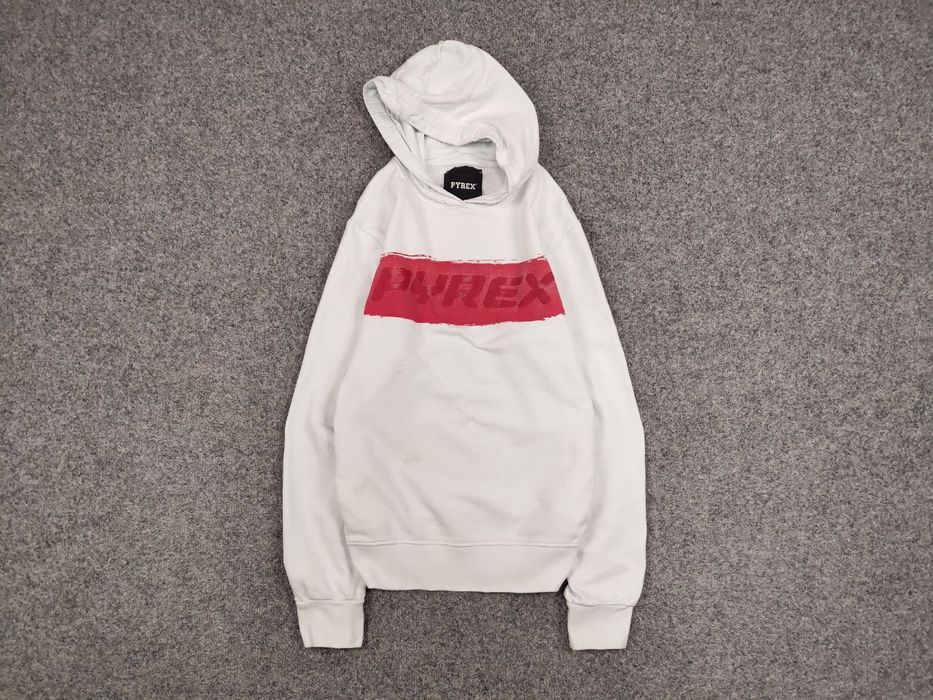Pyrex Vision Pyrex x Virgil Abloh Red logo Authentic men's White Hoodie ...