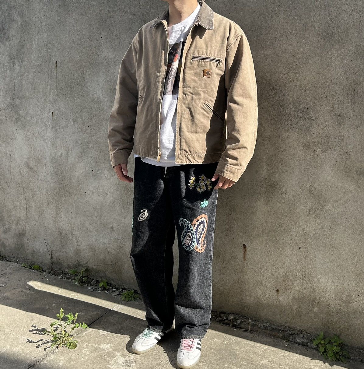 Carhartt × Vintage VINTAGE CARHARTT DETROIT TAN JACKET XL Carhartt × Vintage VINTAGE CARHARTT DETROIT TAN JACKET XL