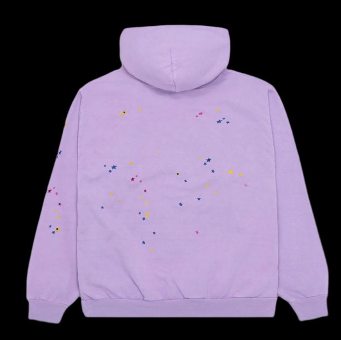 Spider Worldwide spider worldwide açaí sp5der hoodie lavender web punk ...
