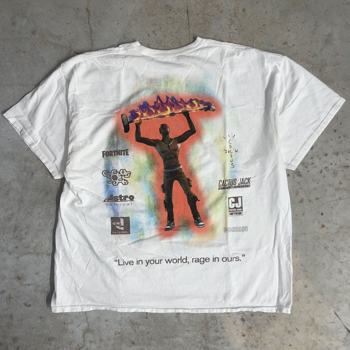 Japanese Brand × Streetwear × Travis Scott Rare Travis Scott Rage Emote ...