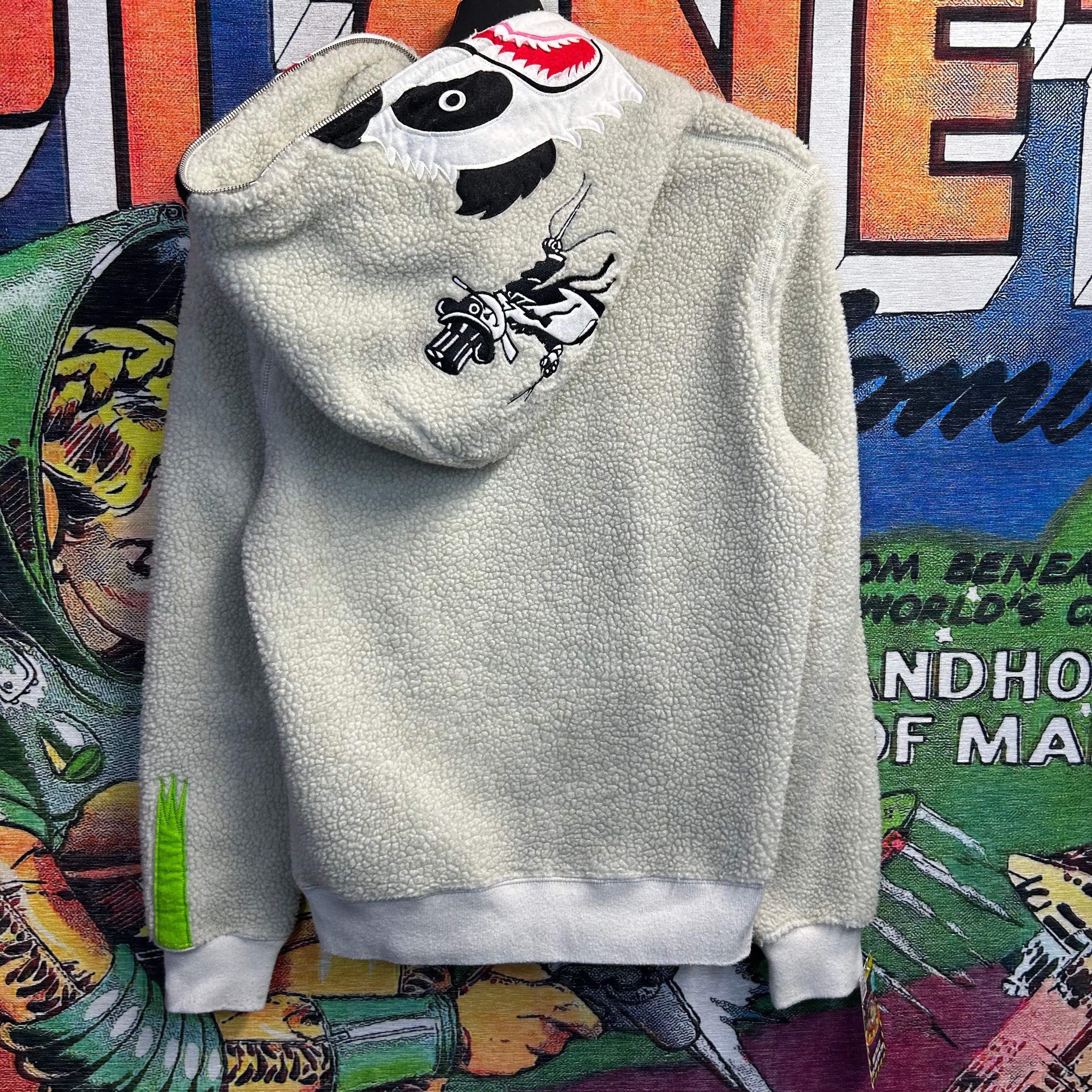 Bape Y2K Bape Panda Face Sherpa Full Zip Size Small | Grailed