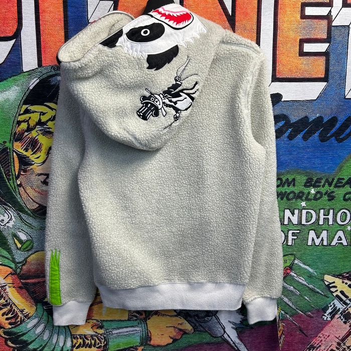 Bape Y2K Bape Panda Face Sherpa Full Zip Size Small | Grailed