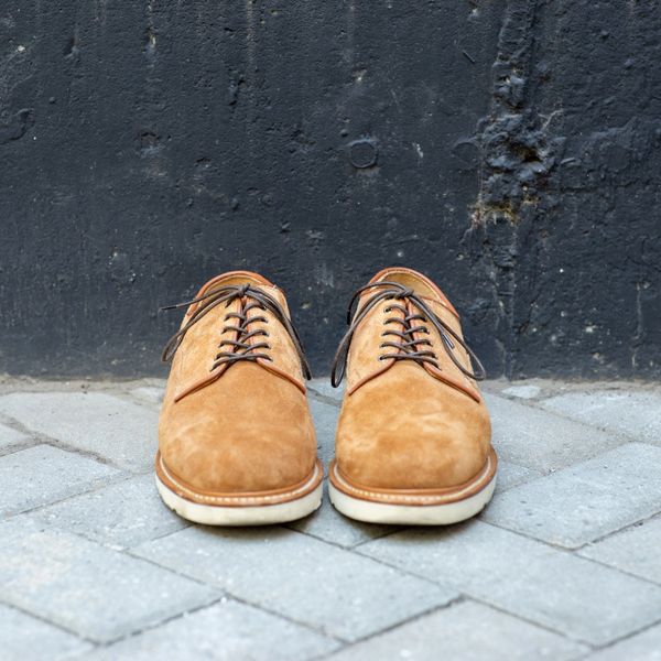 Viberg Viberg Anise Reverse Kudu Derby Shoe | Grailed