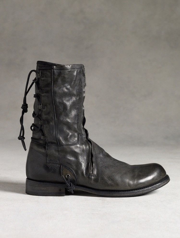 John Varvatos Engineer straight zip boot. 10 | Grailed