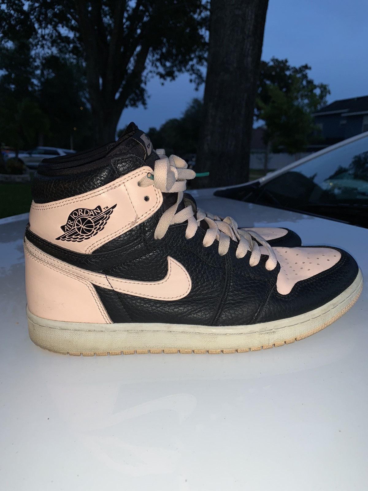 Jordan Brand 2019 Retro Jordan High black crimson tint salmon pink ...