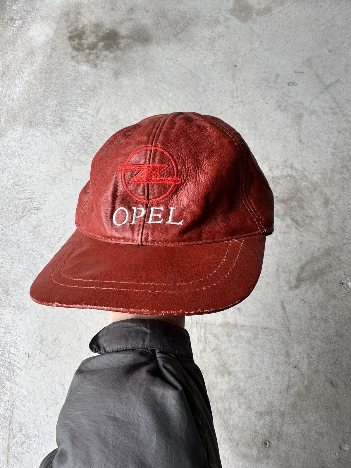 Designer × Hat × Racing Opel Formula 1 Racing leather Hat | Grailed
