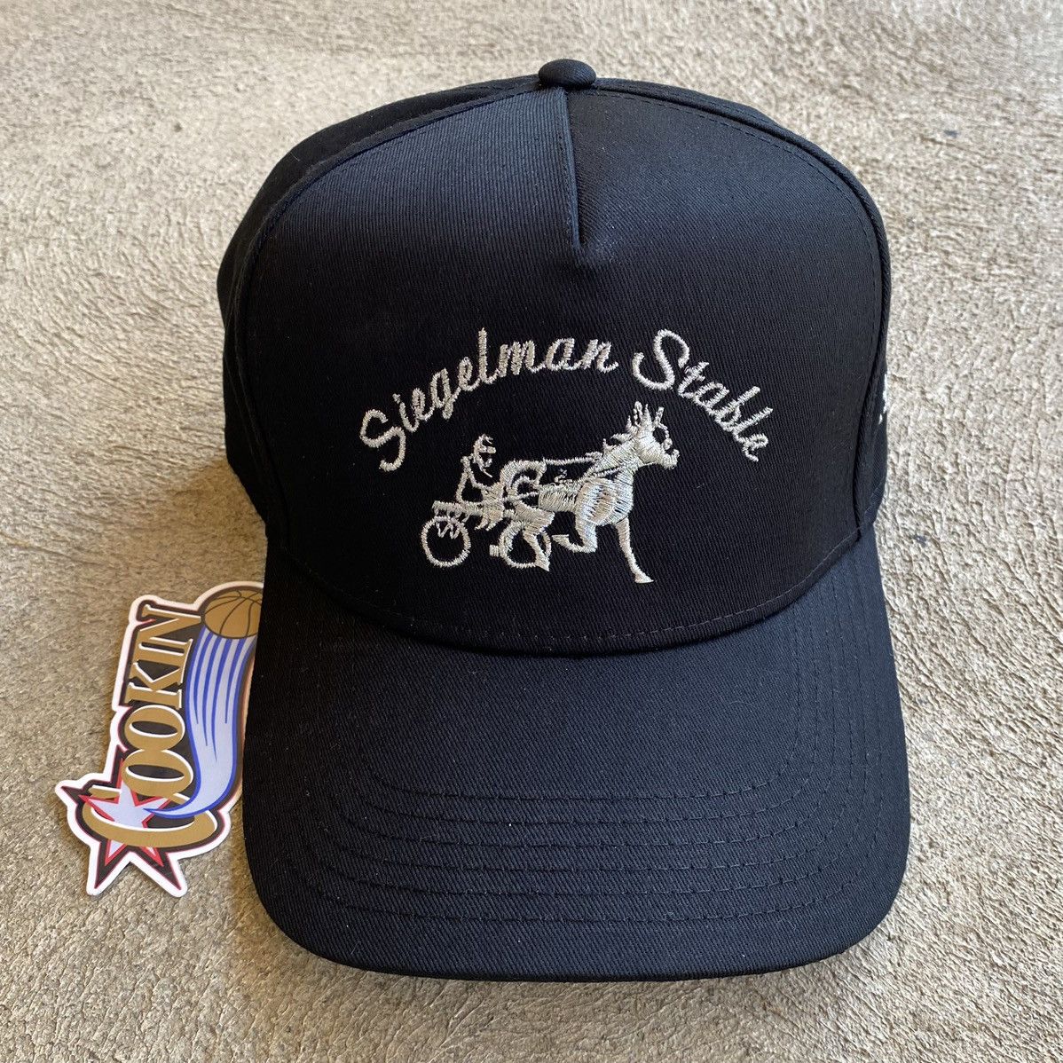 Siegelman Stable SIEGELMAN STABLE SNAPBACK HAT (BLACK/METALLIC) | Grailed