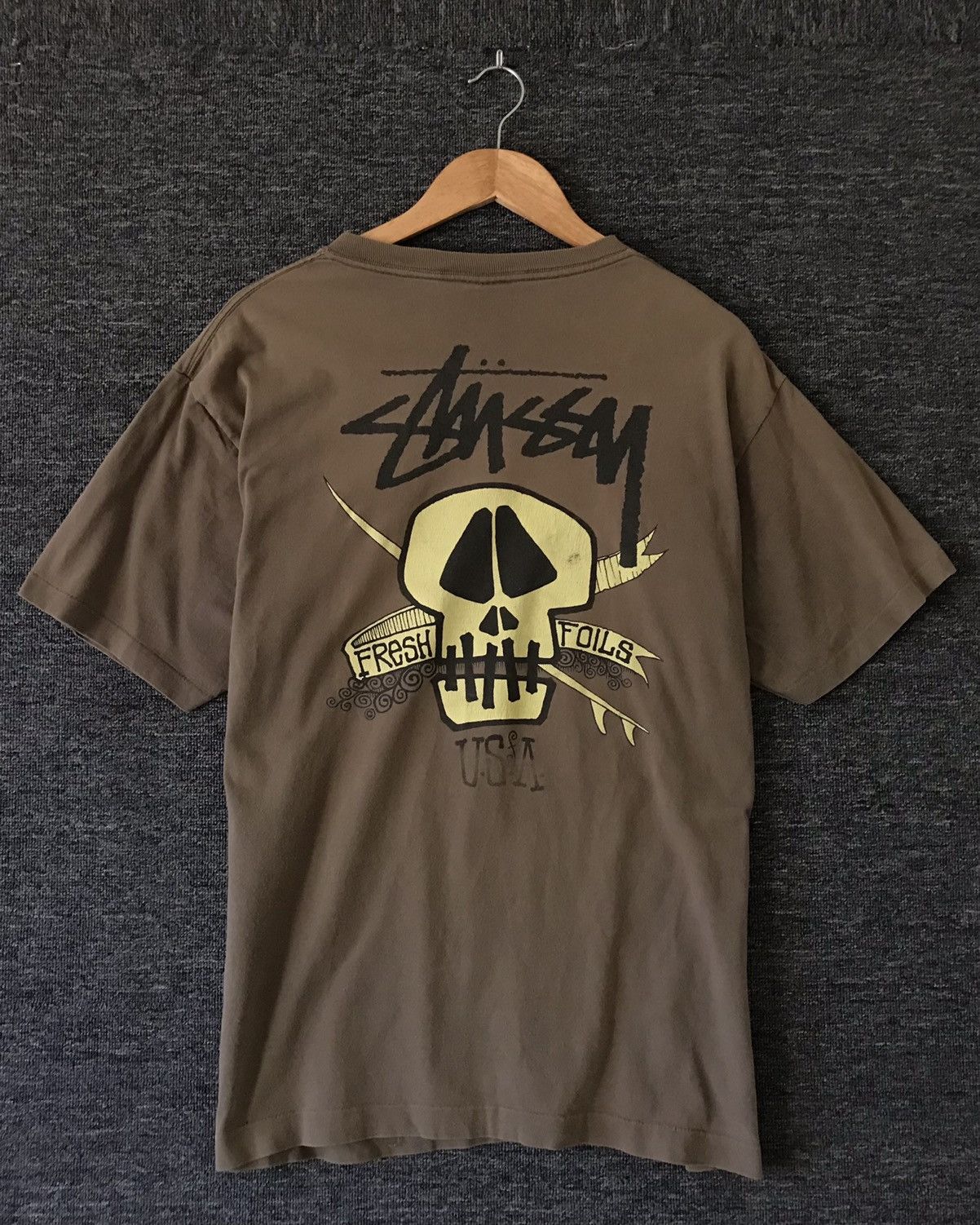 Vintage Vintage Late 80s Old Stussy Fresh Foils T-shirts | Grailed
