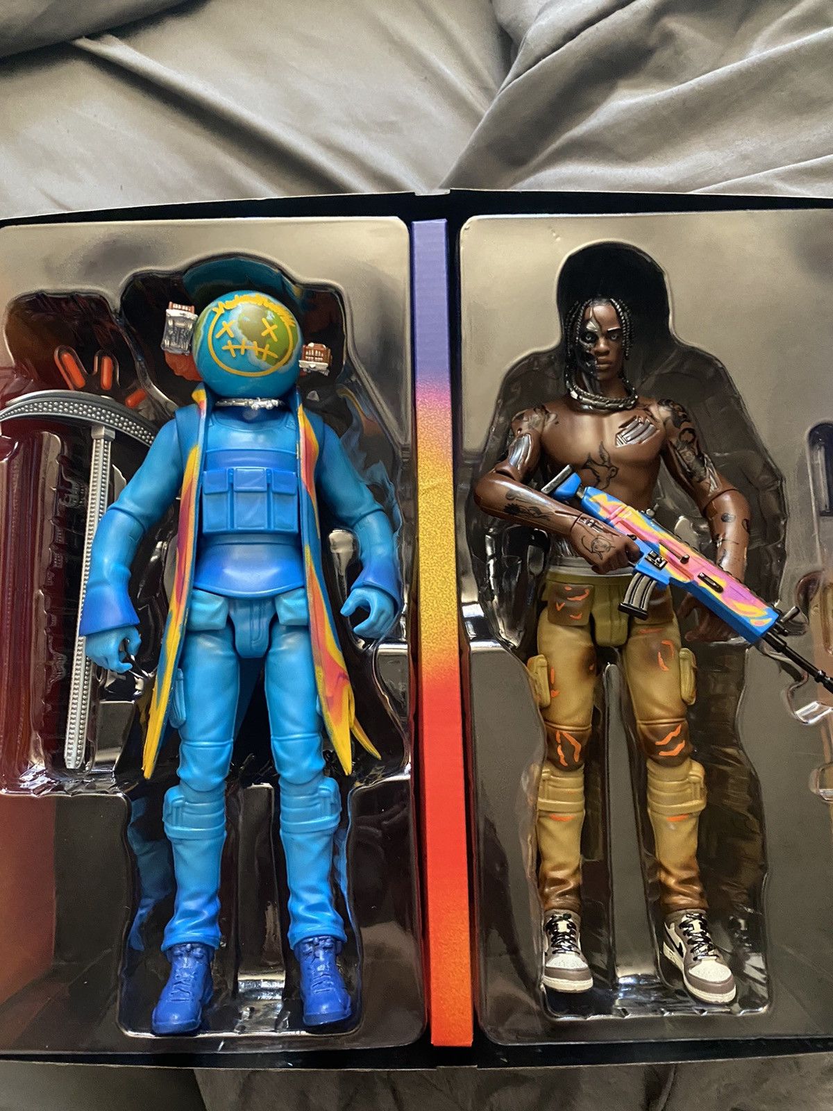 Travis Scott Travis Scott x Fortnite Action Figure Set Bundle | Grailed