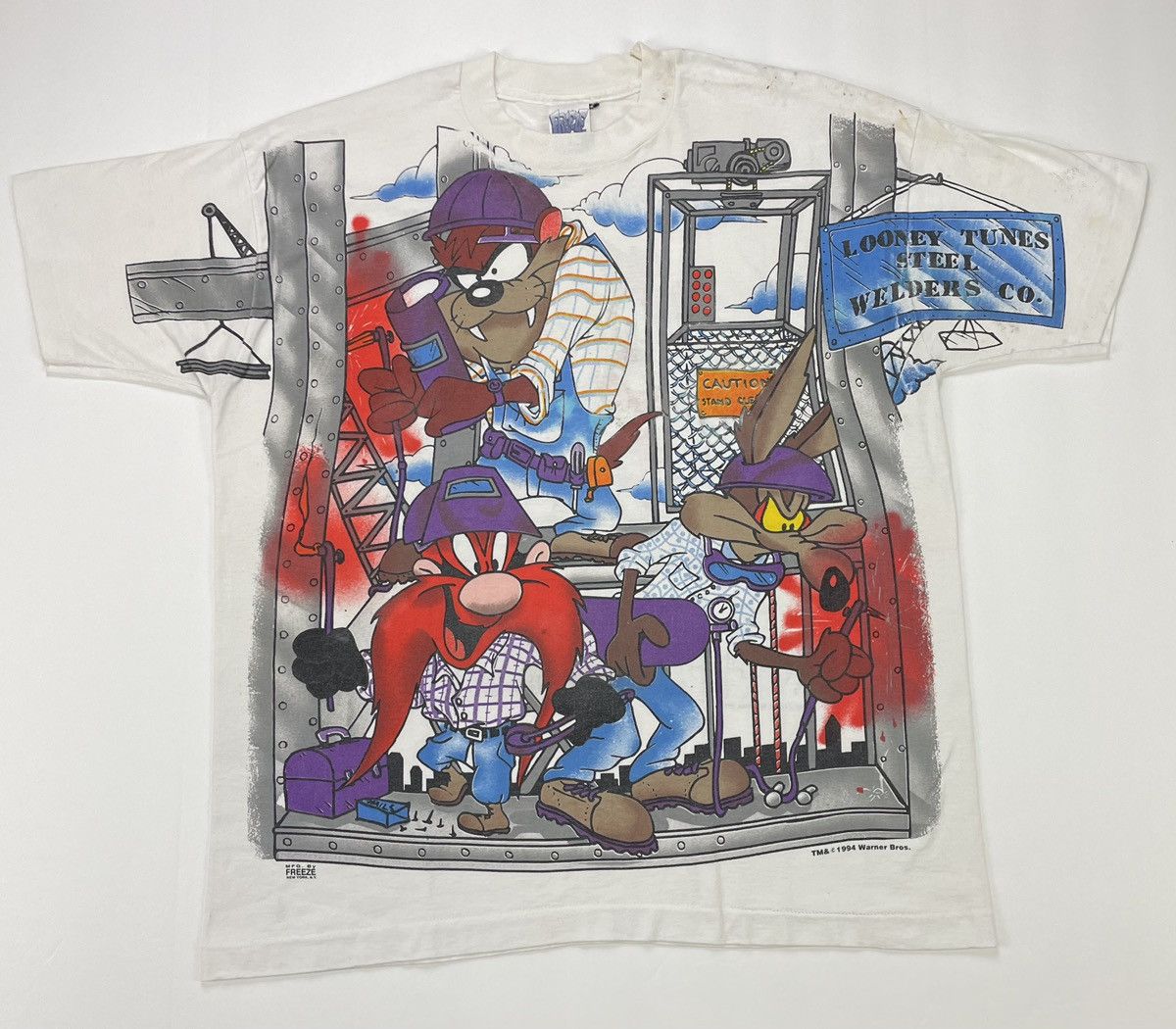 Cartoon Network × Vintage × Warner Bros Vintage 1994 Looney Tunes AOP ...