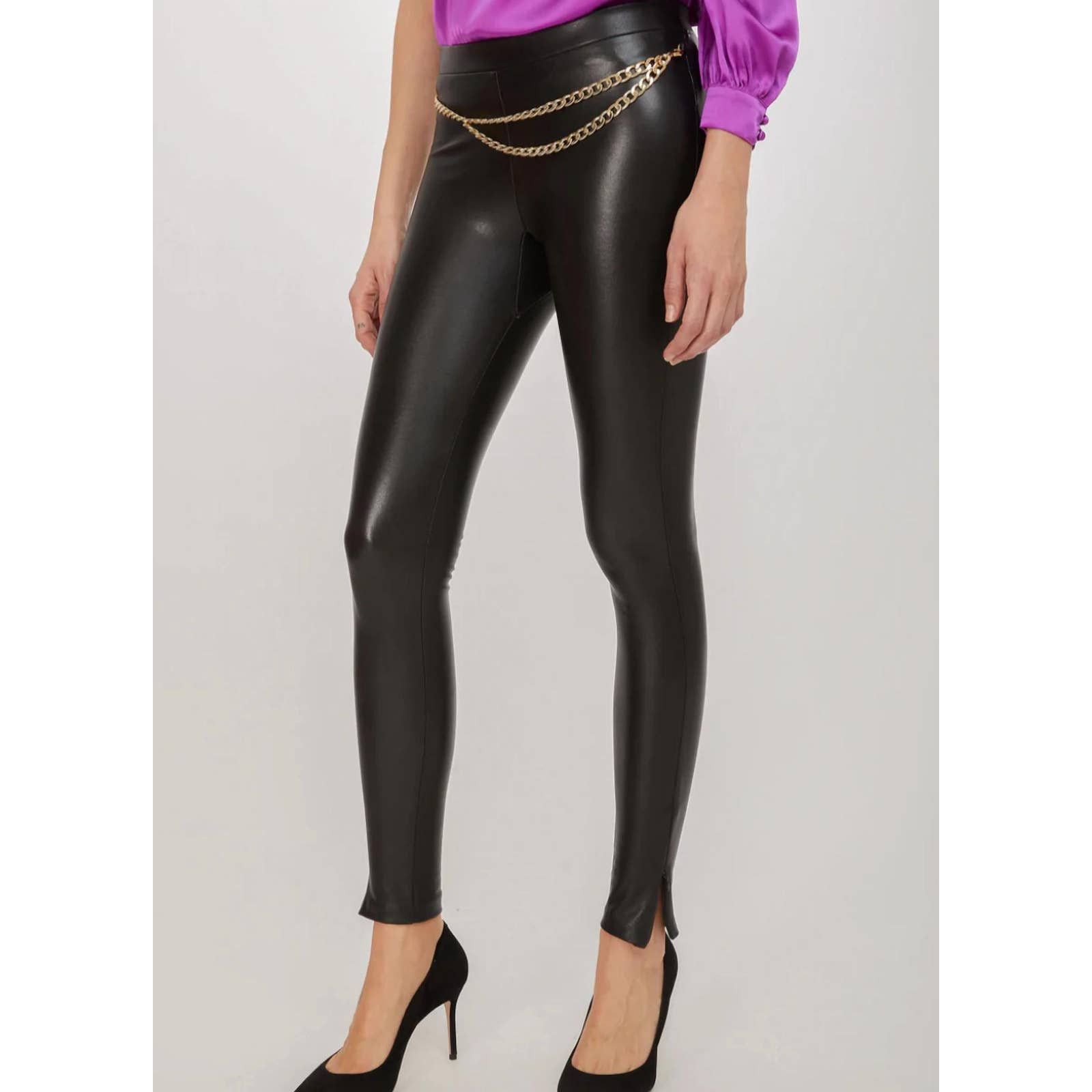 Generation Love Desiree Faux Leather Legging W Chain In Black | Grailed