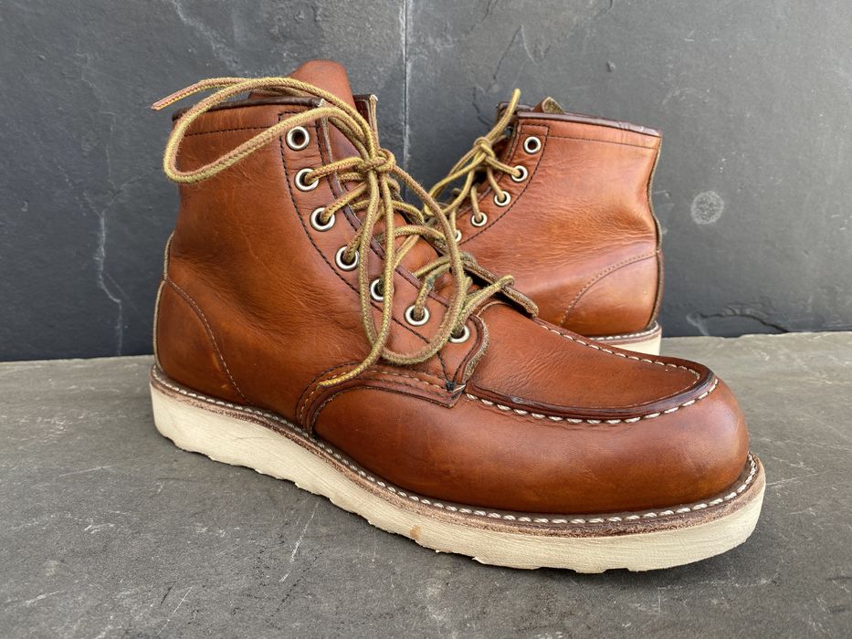 Red Wing Red Wing 875 Classic Moc 6" Leather Boots Oro Legacy | Grailed