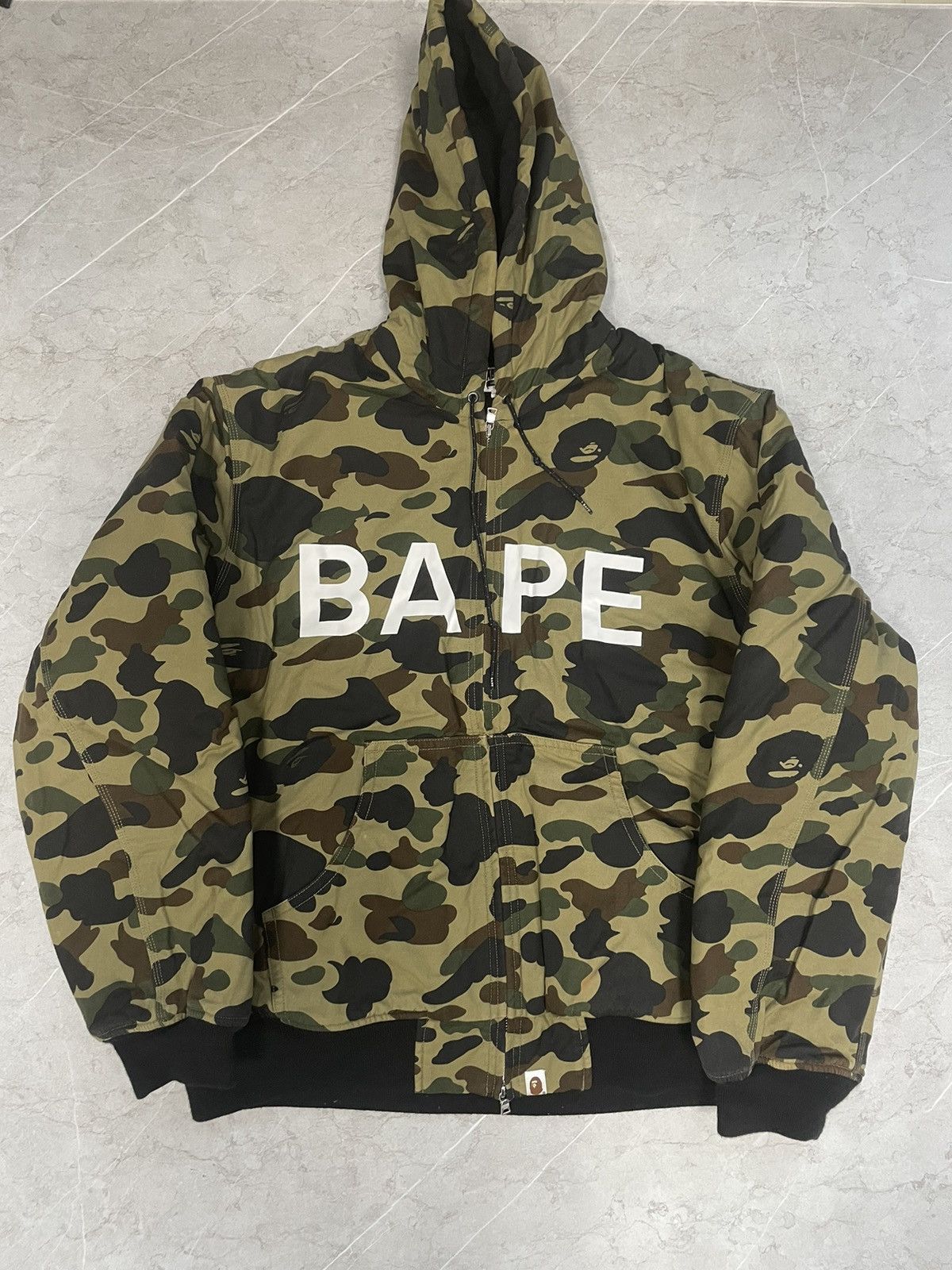 Bape Work jacket XL and 3 masks | Grailed