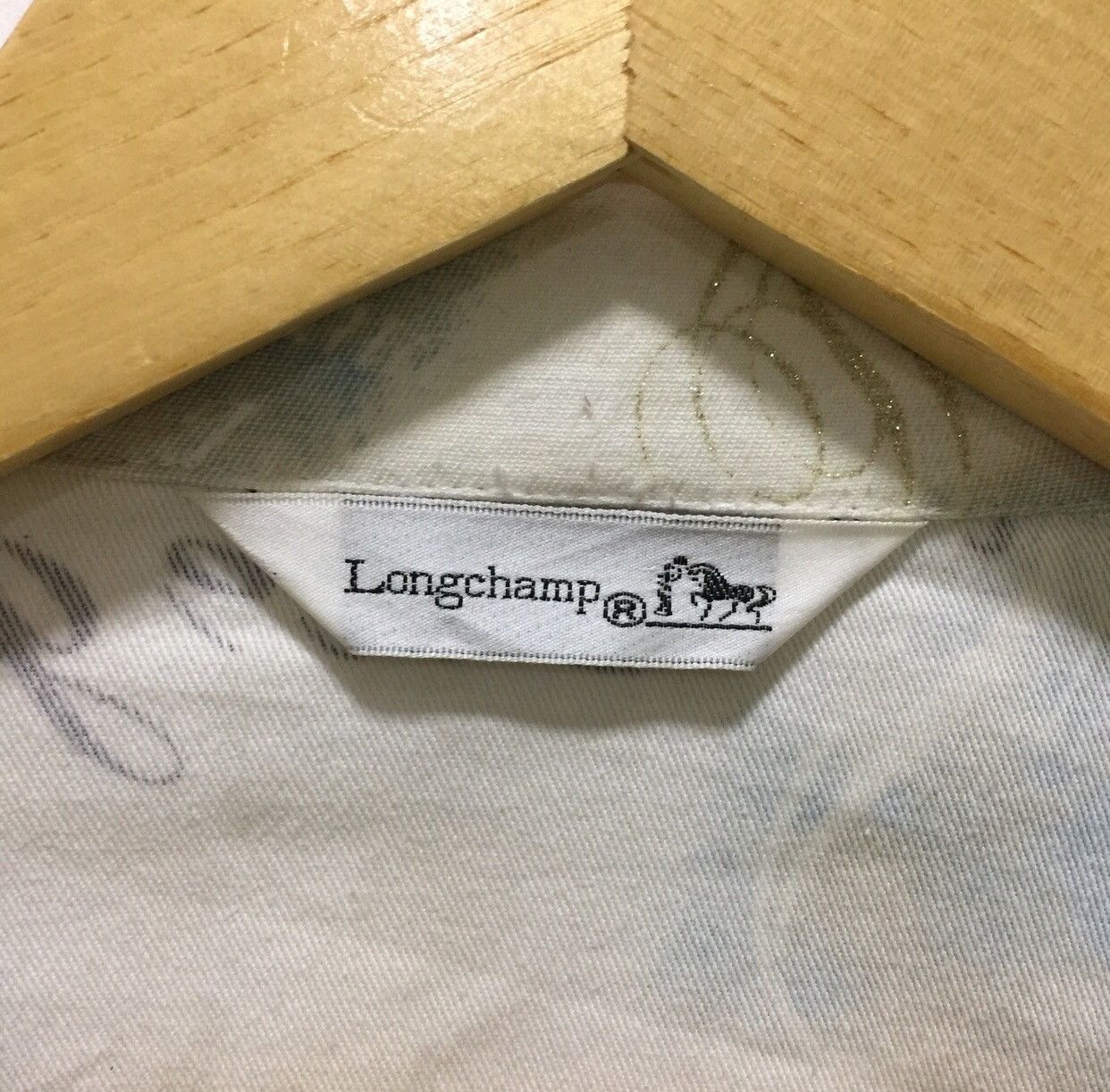 Longchamp Longchamp Denim Jacket Pop Art Design Size Armpit 19"x22 ...