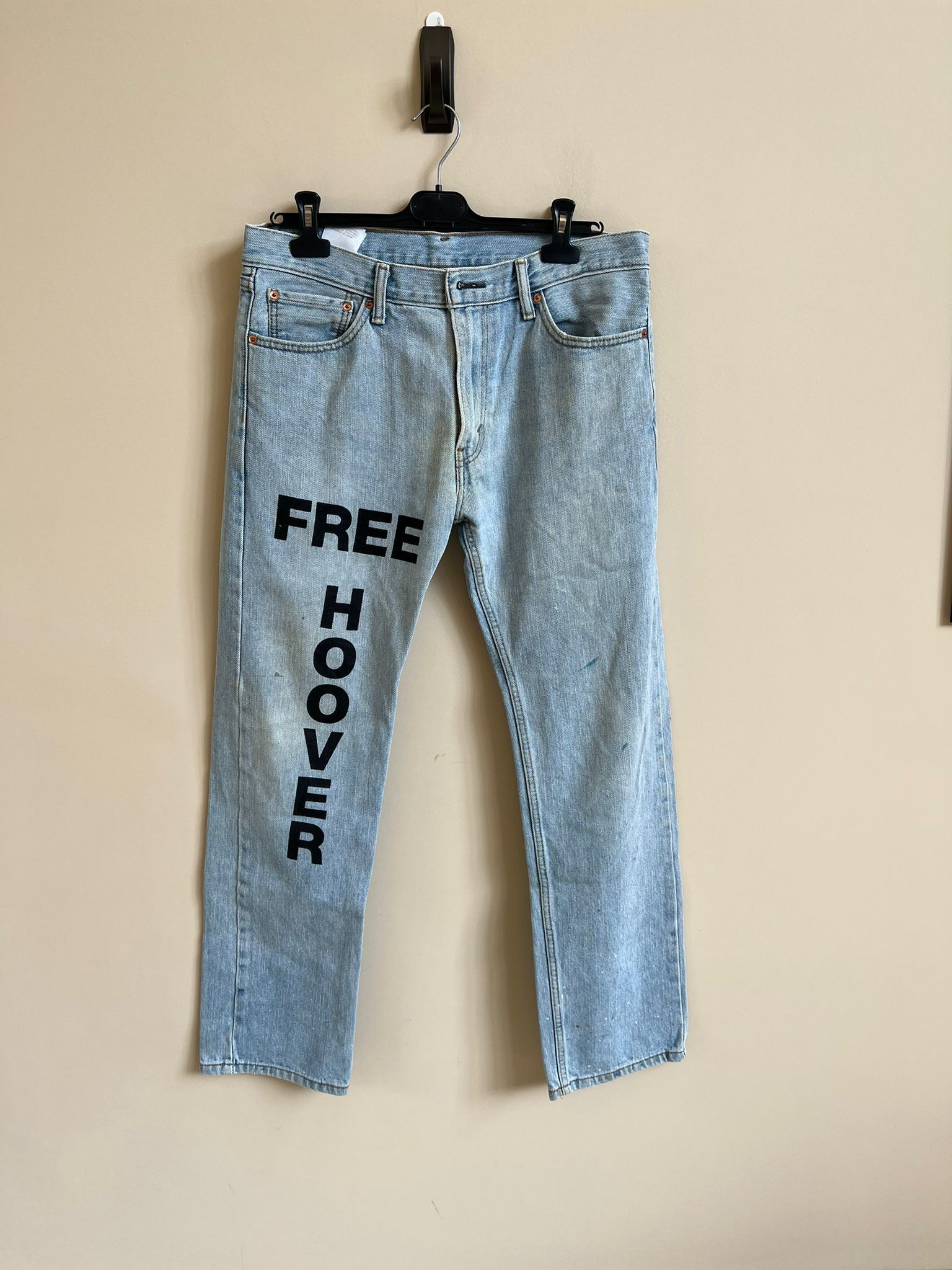 Drake × Kanye West × Levi's Free Hoover Denim in Light Blue | Grailed