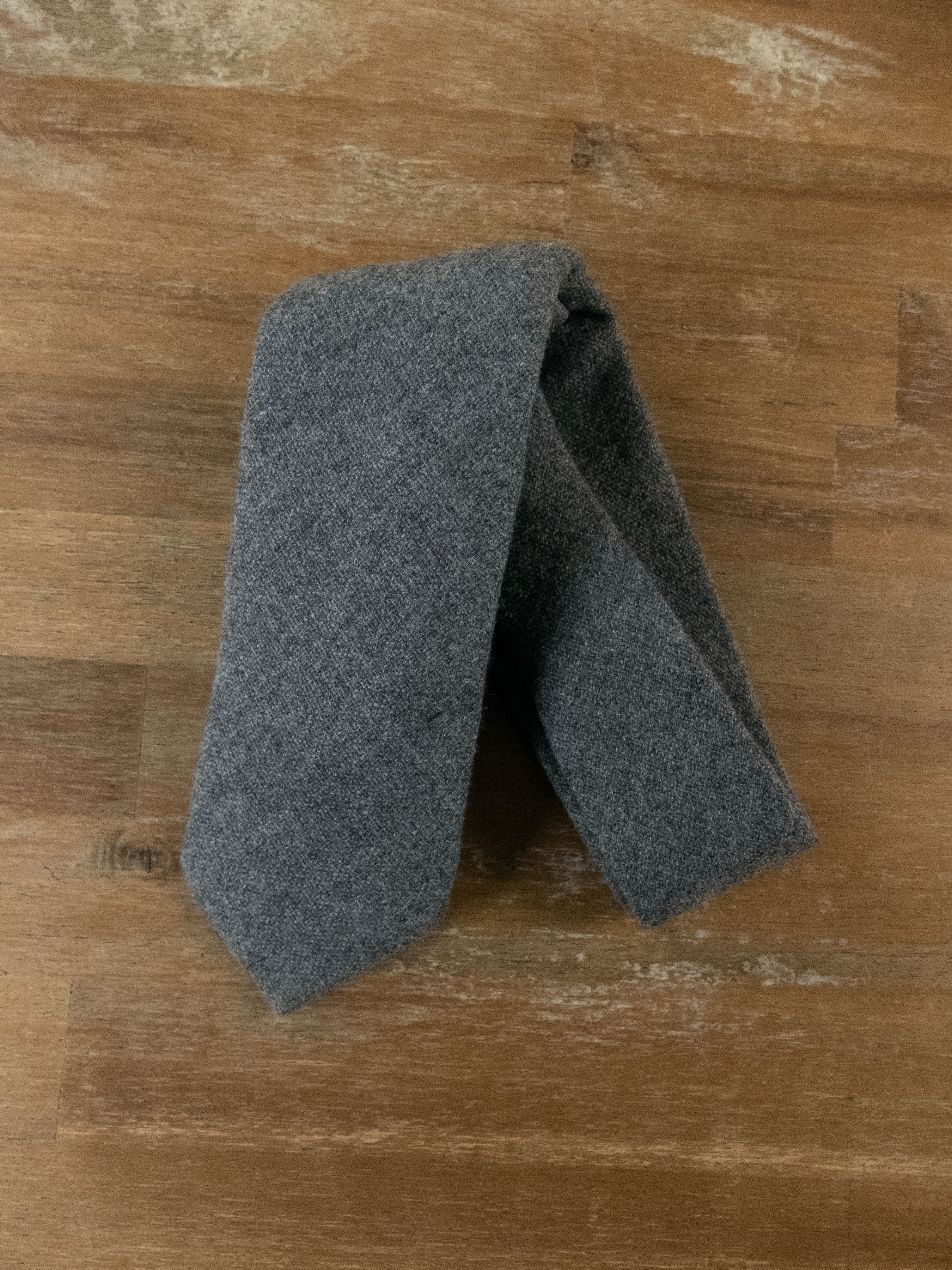 Drakes DRAKE'S of London hand made woven gray pure cashmere tie | Grailed