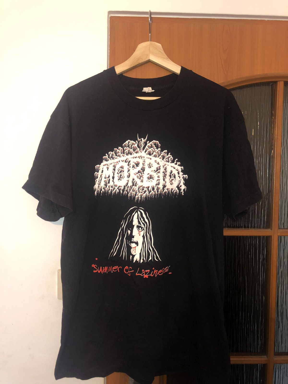 Vintage Morbid black metal band tee single stitch vintage | Grailed