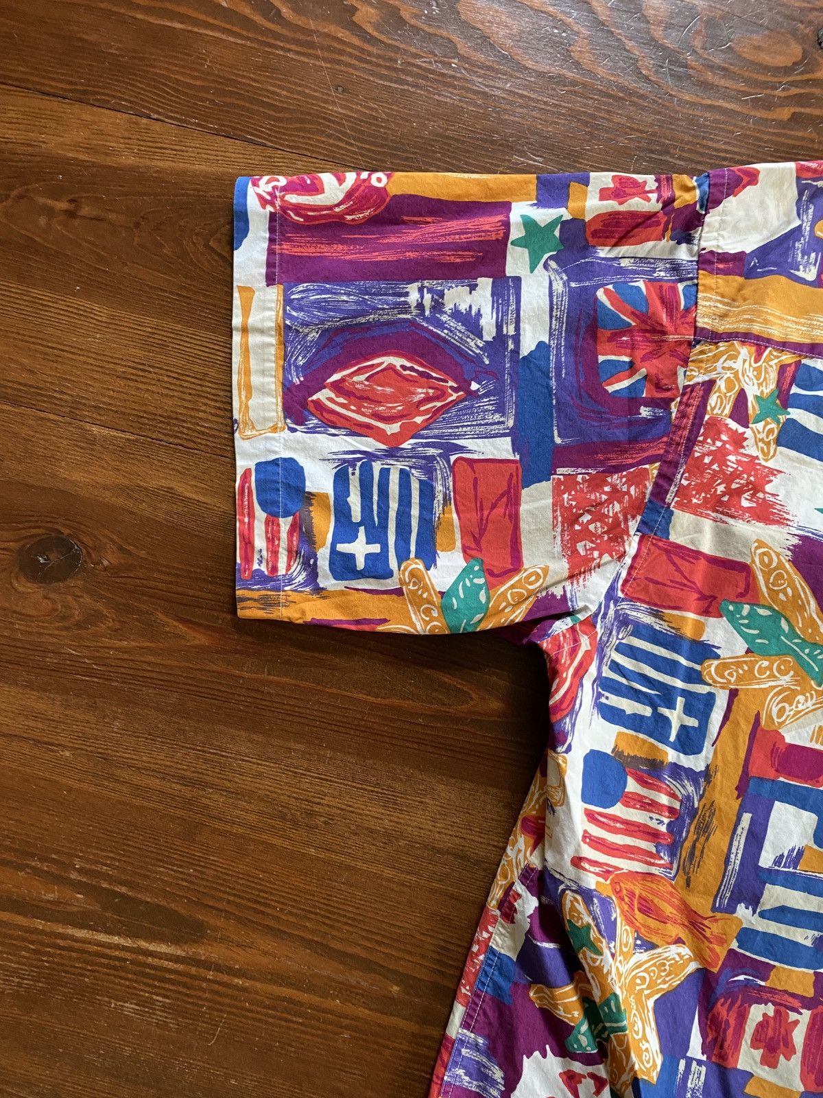 Art × Henry Grethel × Vintage Vintage 80’s Henry Grethel Abstract Multi ...