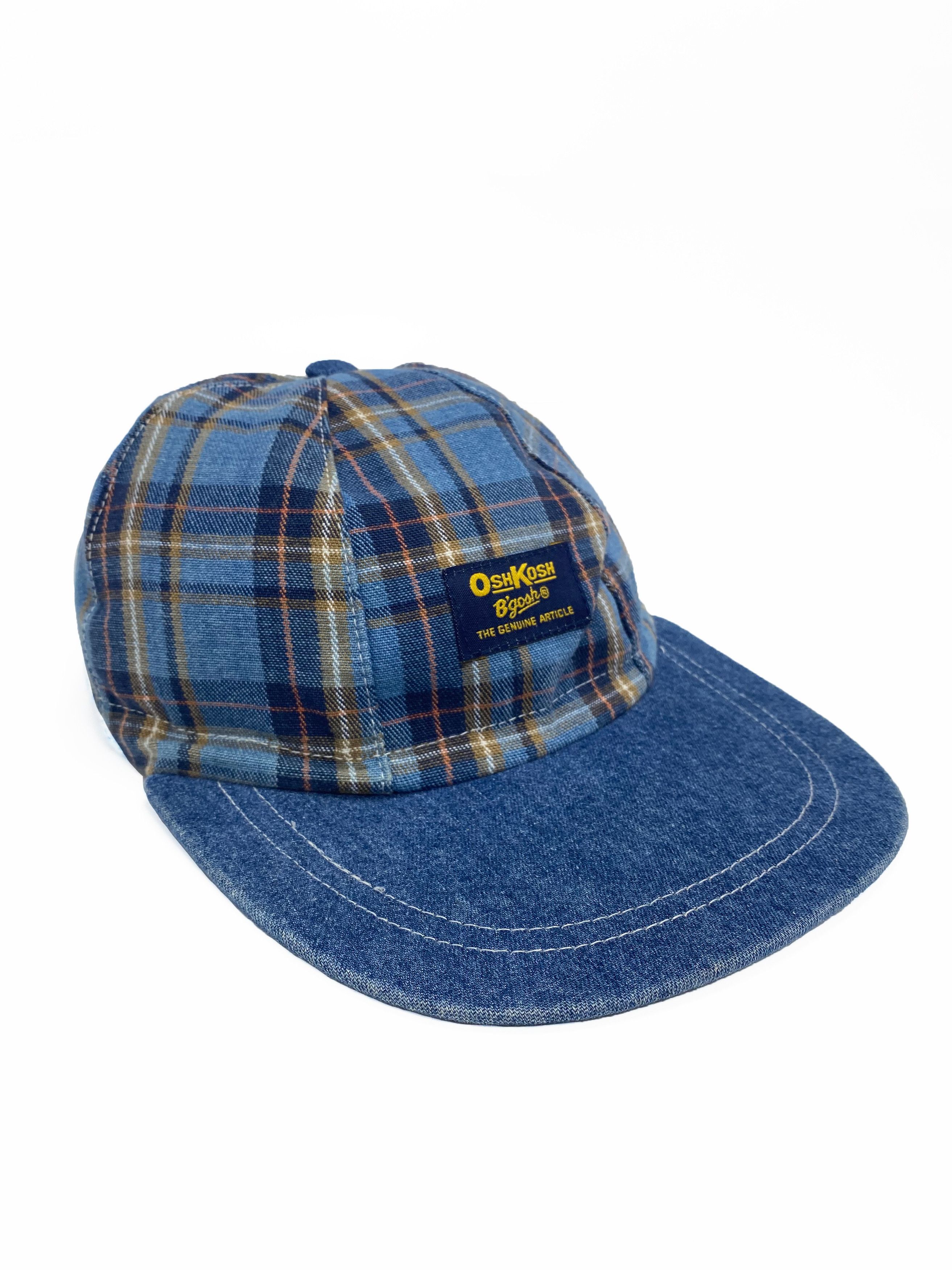 Oshkosh × Vintage OshKosh B'gosh 90s Vintage Plaid Denim Cap | Grailed