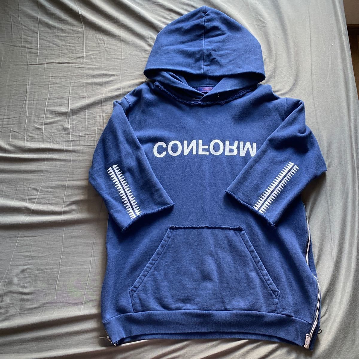 Undercover SS 2016 Scab Giz 3/4 Sleeve Pullover Hoodie | Grailed