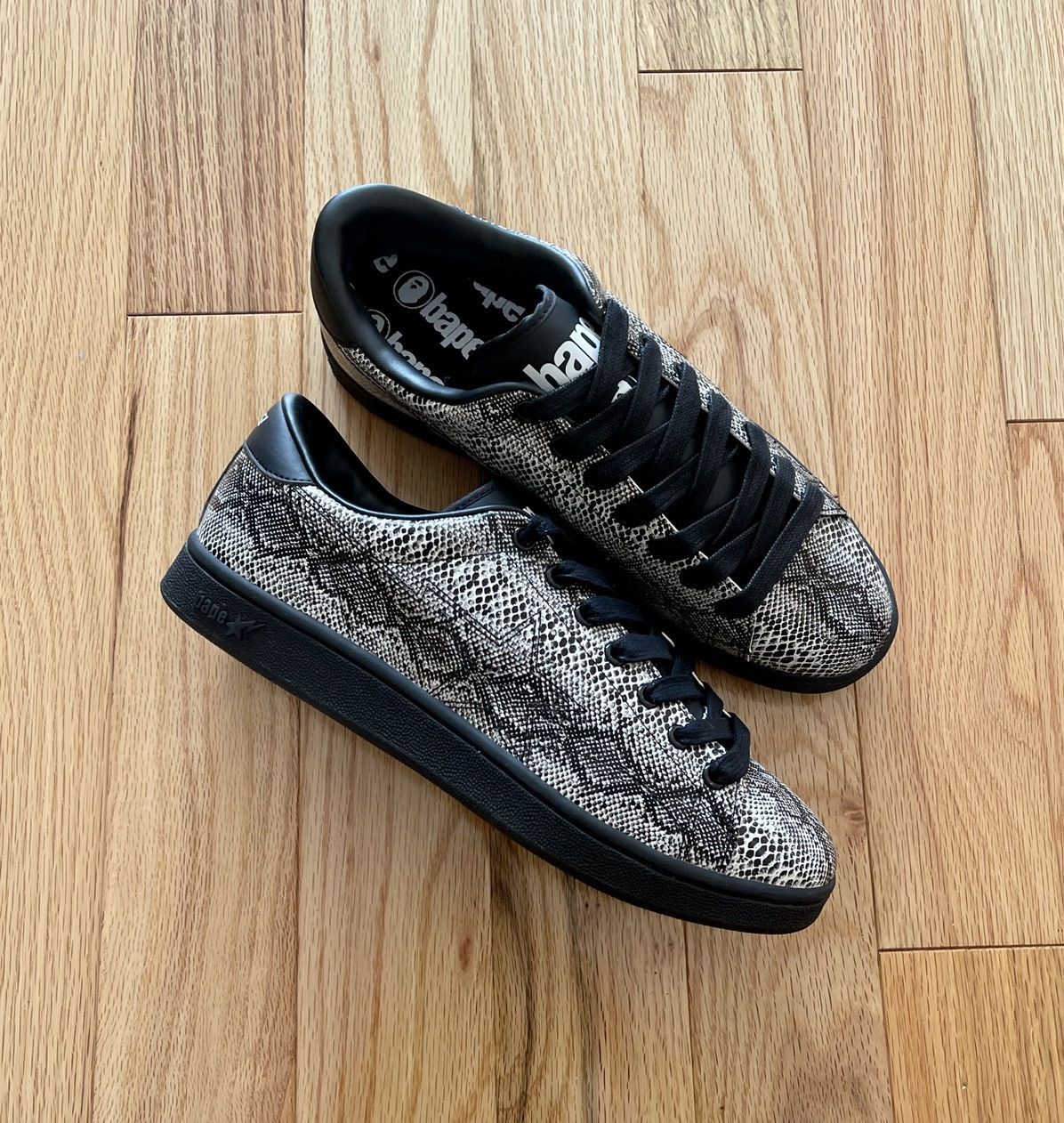 Bape 2019 Bape Skaneskin Bapesta Low Top Sneakers | Grailed