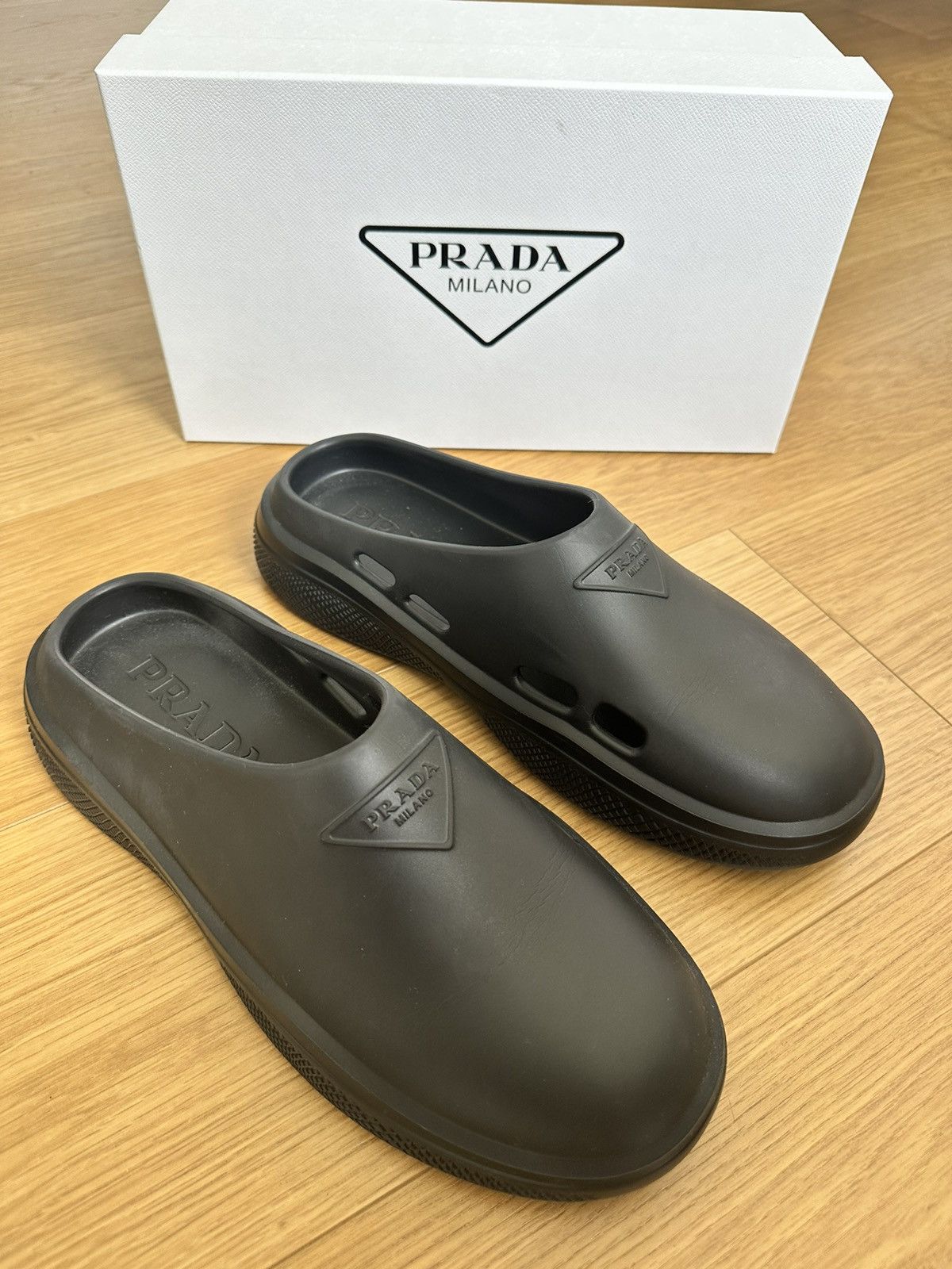 Prada Prada Rubber Mules / Mellow Mule | Grailed