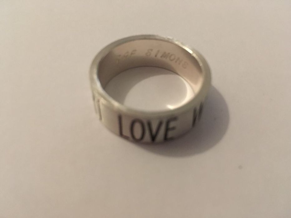 Raf Simons Raf Simons Ring Silver Love Will Tear Us Apart | Grailed