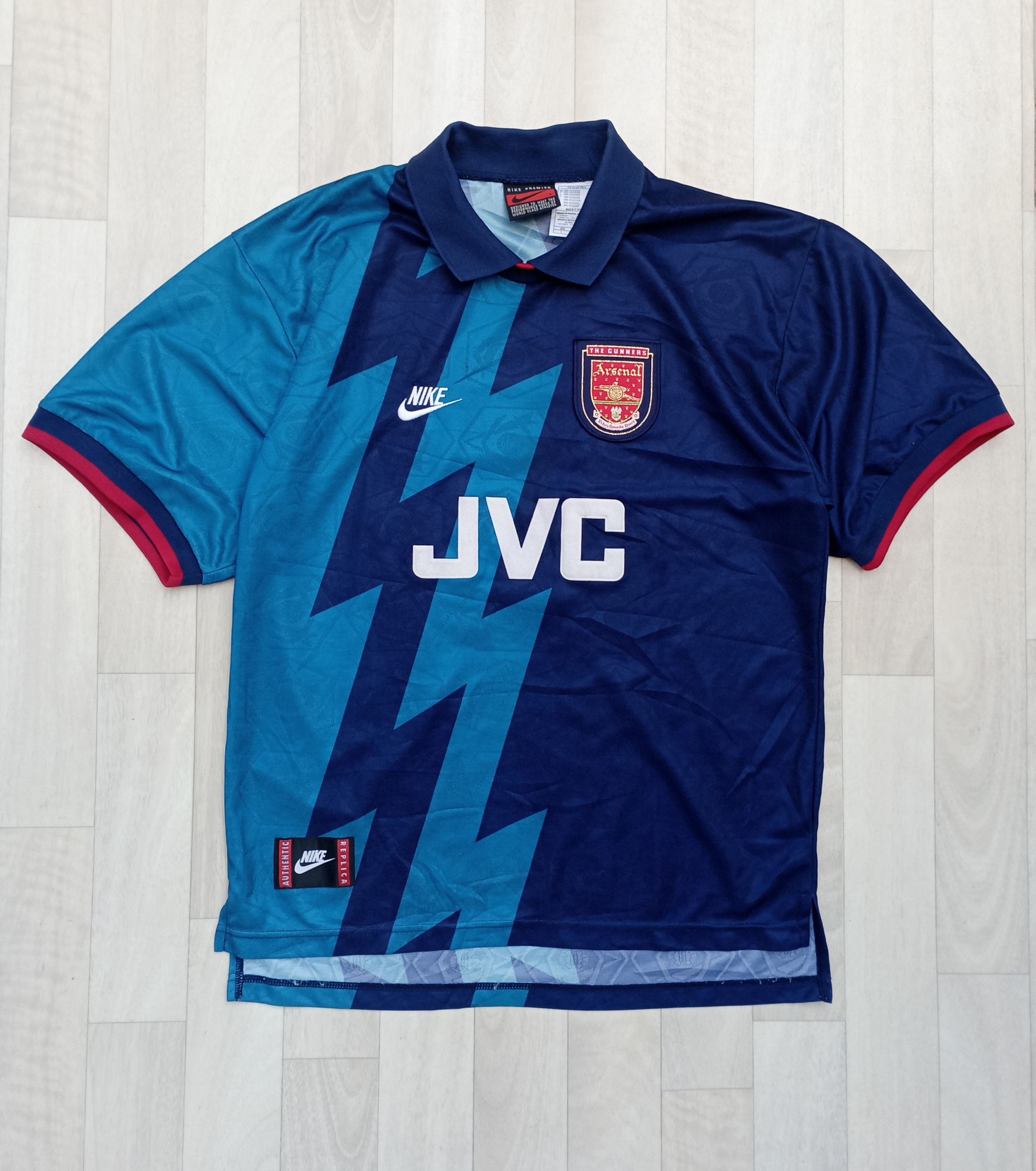 Nike Soccer jersey x Nike x arsenal 1995 | Grailed