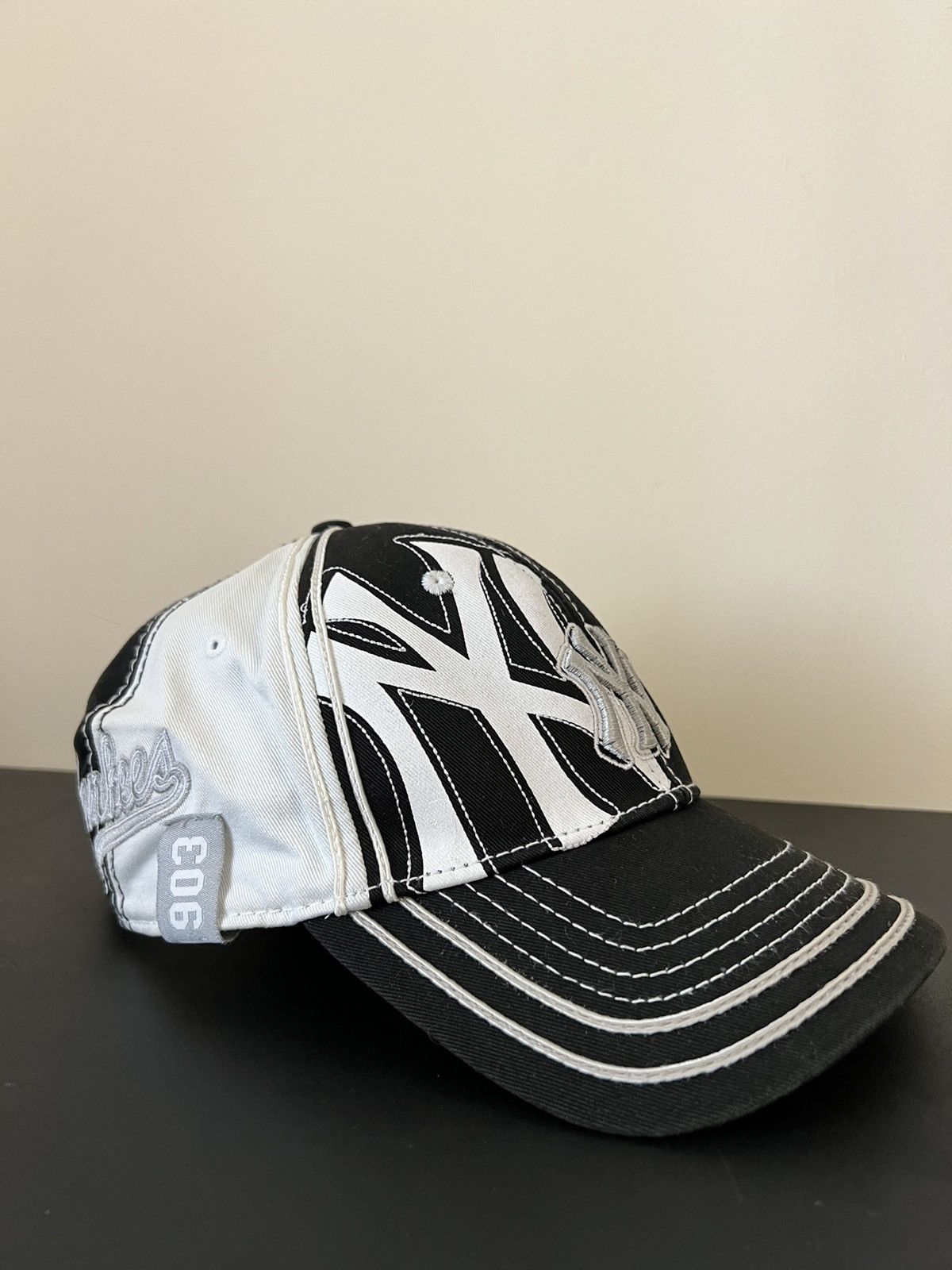 Vintage New Era MLB Very Rare Vintage Cap NY Big Logo | Grailed
