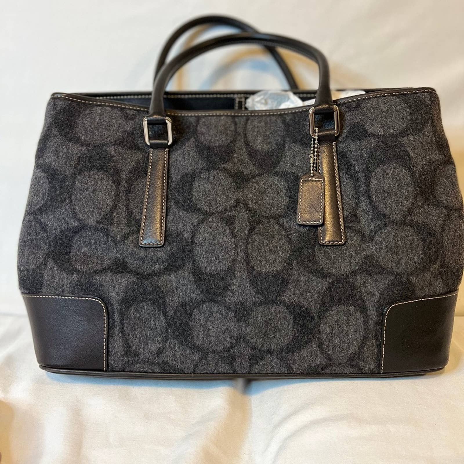 Coach Coach Insignia Wool Handbag | Grailed
