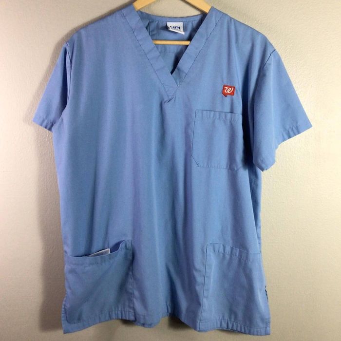 Streetwear Walgreens pharmacy tech Work Uniform T Shirt Sky Blue M ...