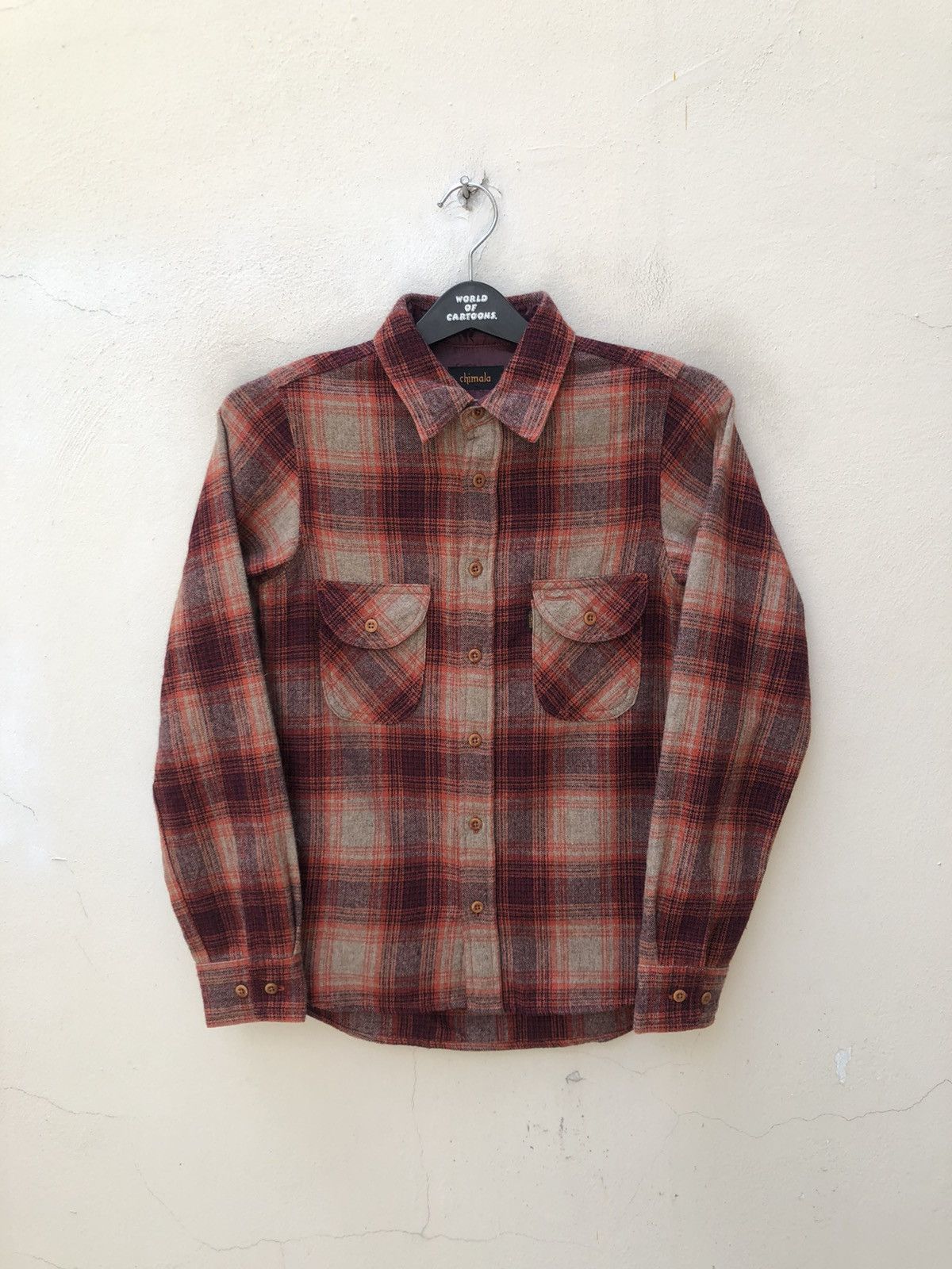 Chimala Chimala Japan Plaid Wool Flannel Shirt | Grailed