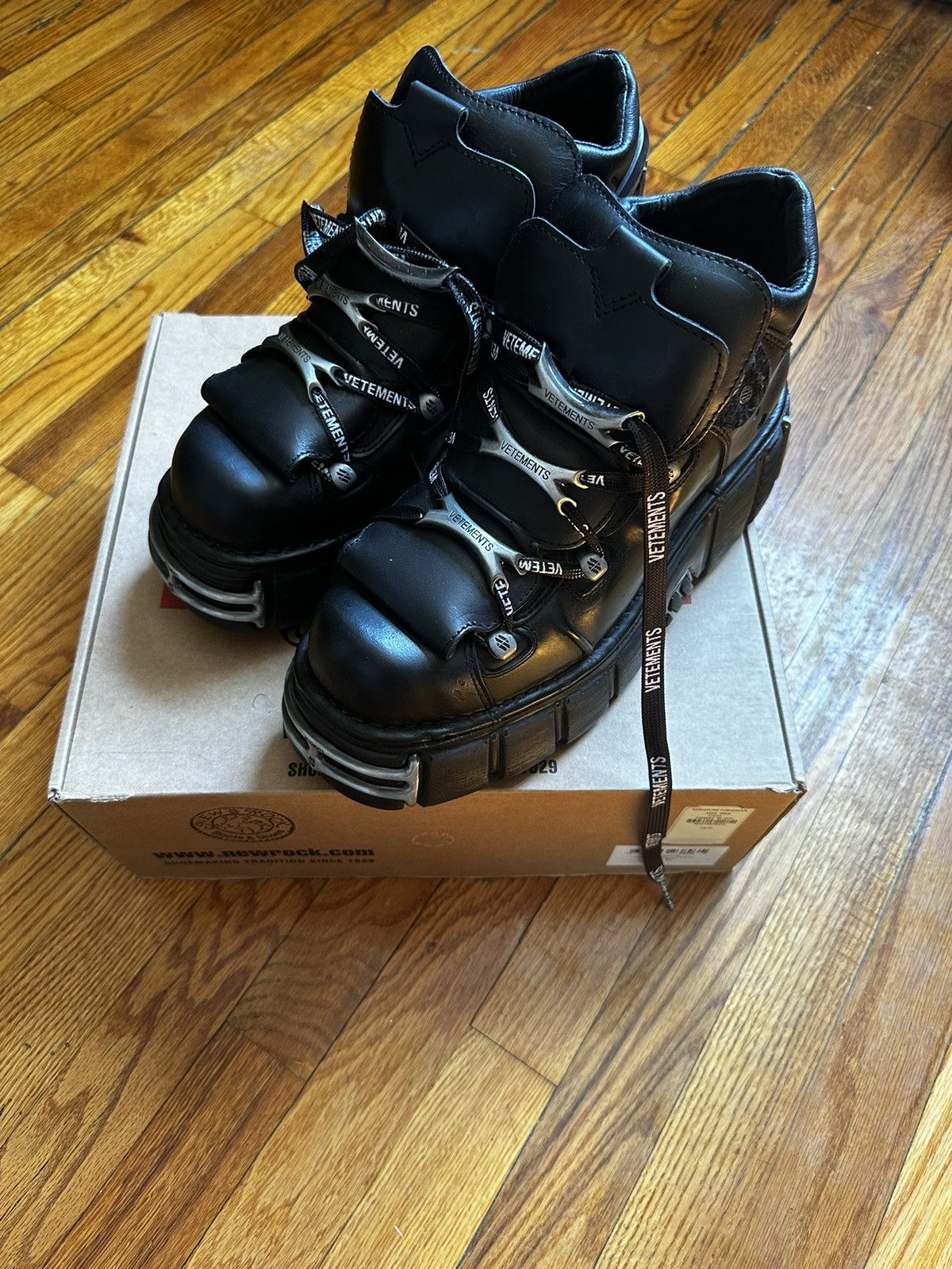 Vetements VETEMENTS x New Rock Platform Sneakers | Grailed