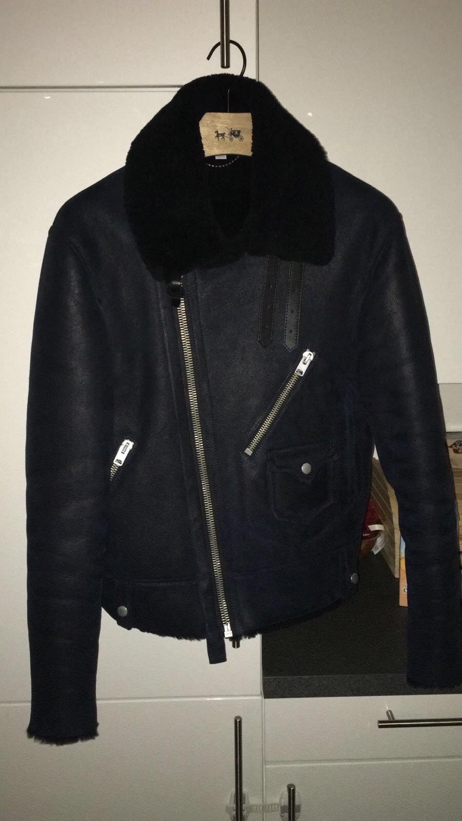 Coach Coach Shearling Motorcycle Jacket | Grailed