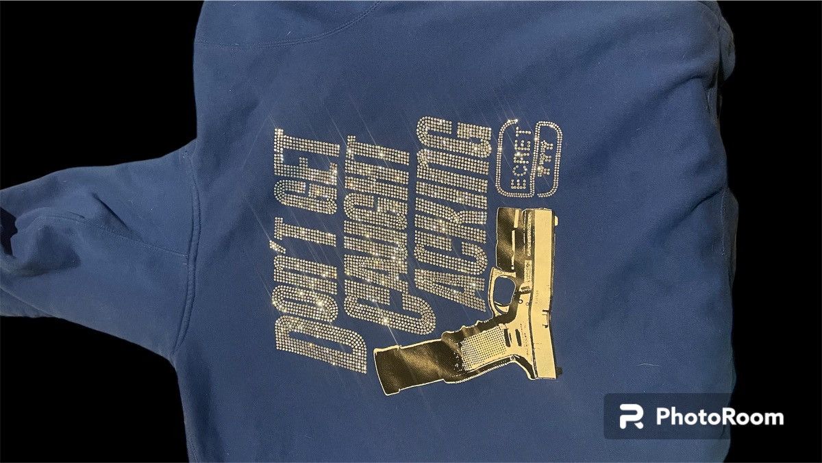 Glock House Secret 777 Rhinestone Glock Hoodie | Grailed