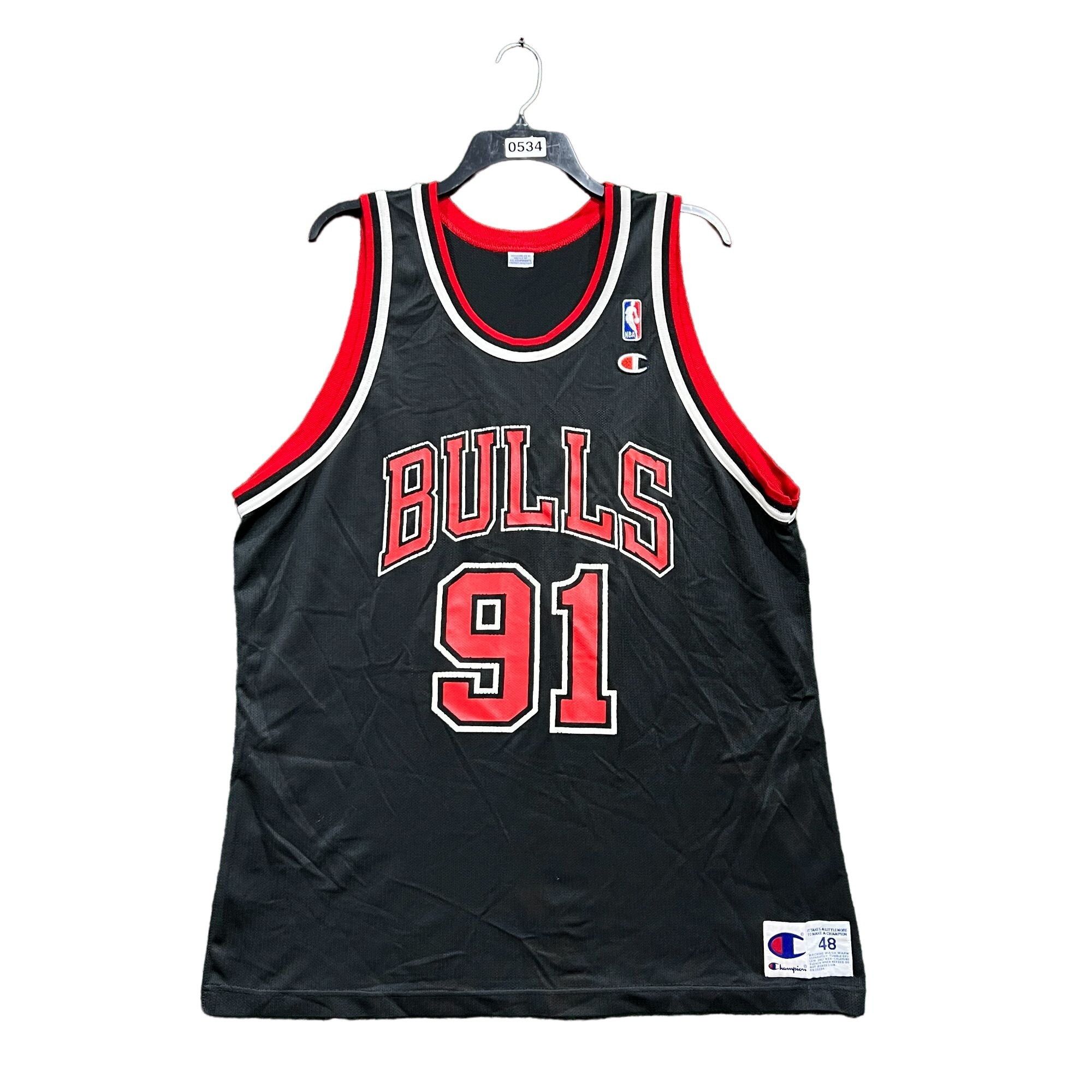 Champion Vintage Champion Dennis Rodman Jersey Chicago Bulls NBA size ...