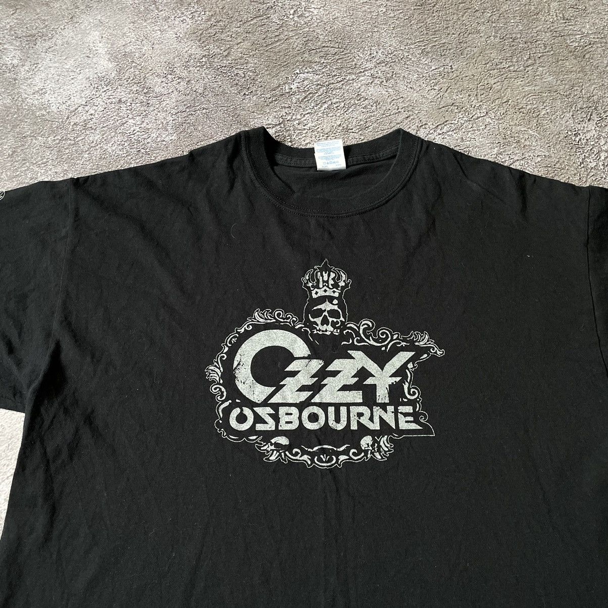Band Tees Vintage Y2K OZZY Osborne Face Scream DEAD Creepy Horror Tee ...
