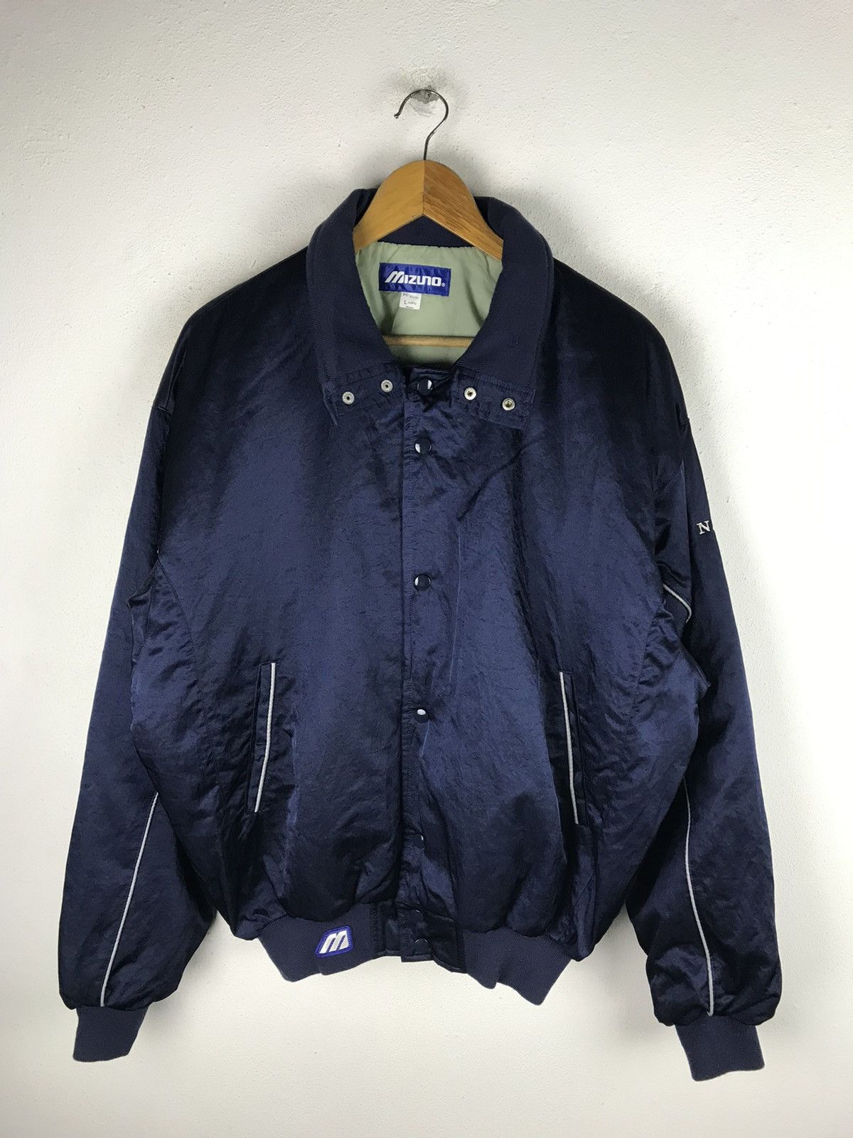 Mizuno MIZUNO VARSITY JACKET STYLE SATIN FABRIC JAPAN BASEBALL | Grailed