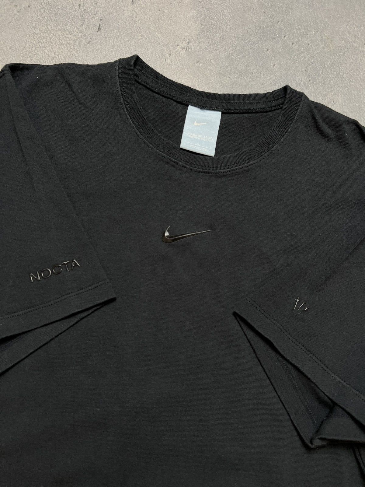 Drake × Nike Nike x Drake NOCTA Logo Tee Black | Grailed
