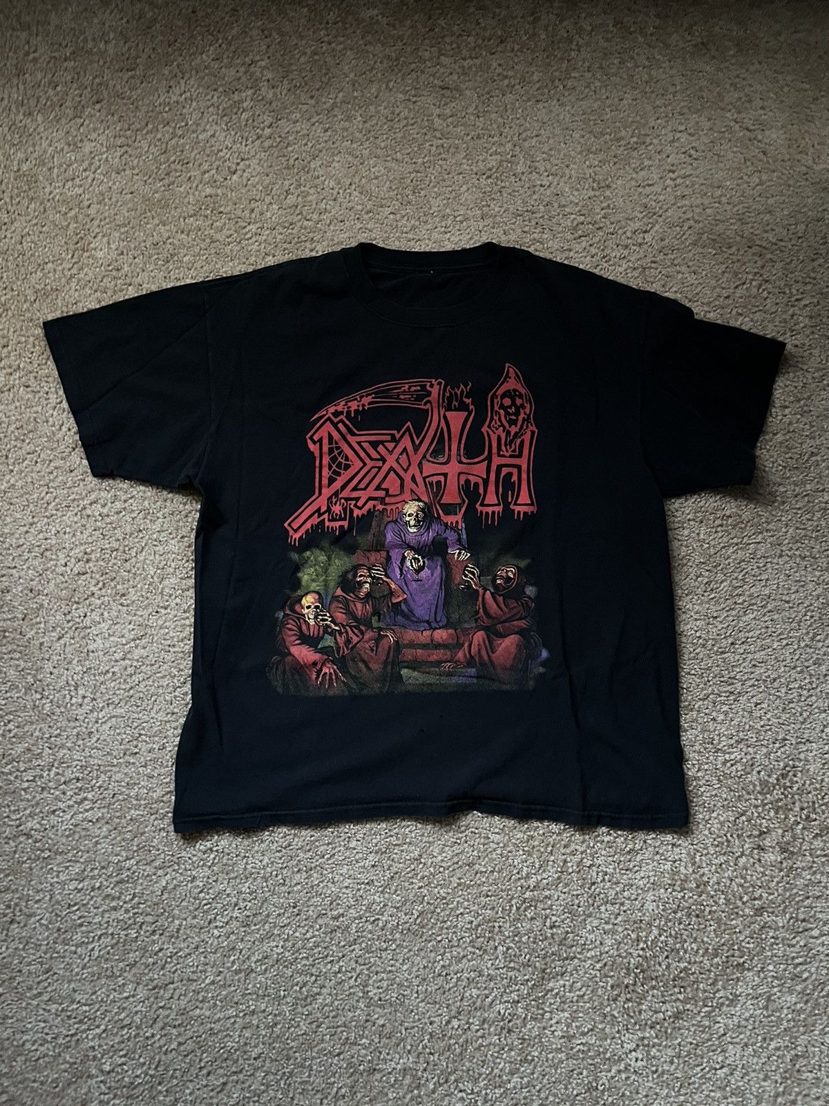 Band Tees × Rock Tees × Vintage vintage death scream bloody core shirt ...