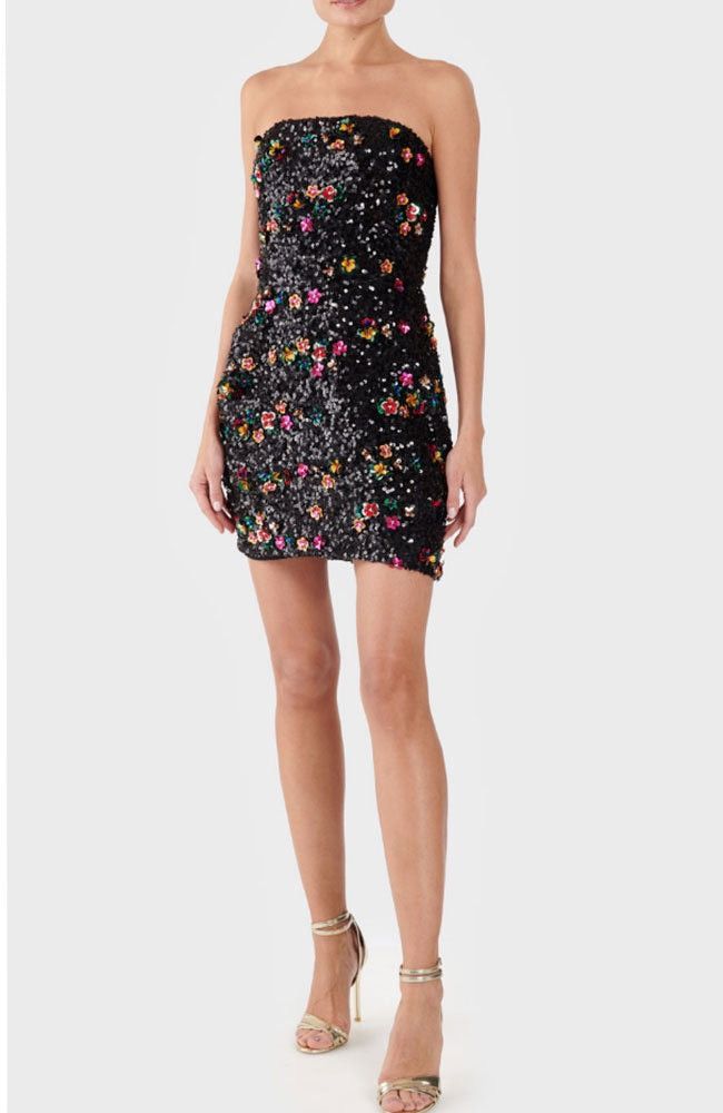 Ramy Brook Ramy Brook Anastasia Dress Strapless Floral Print Mini Grailed