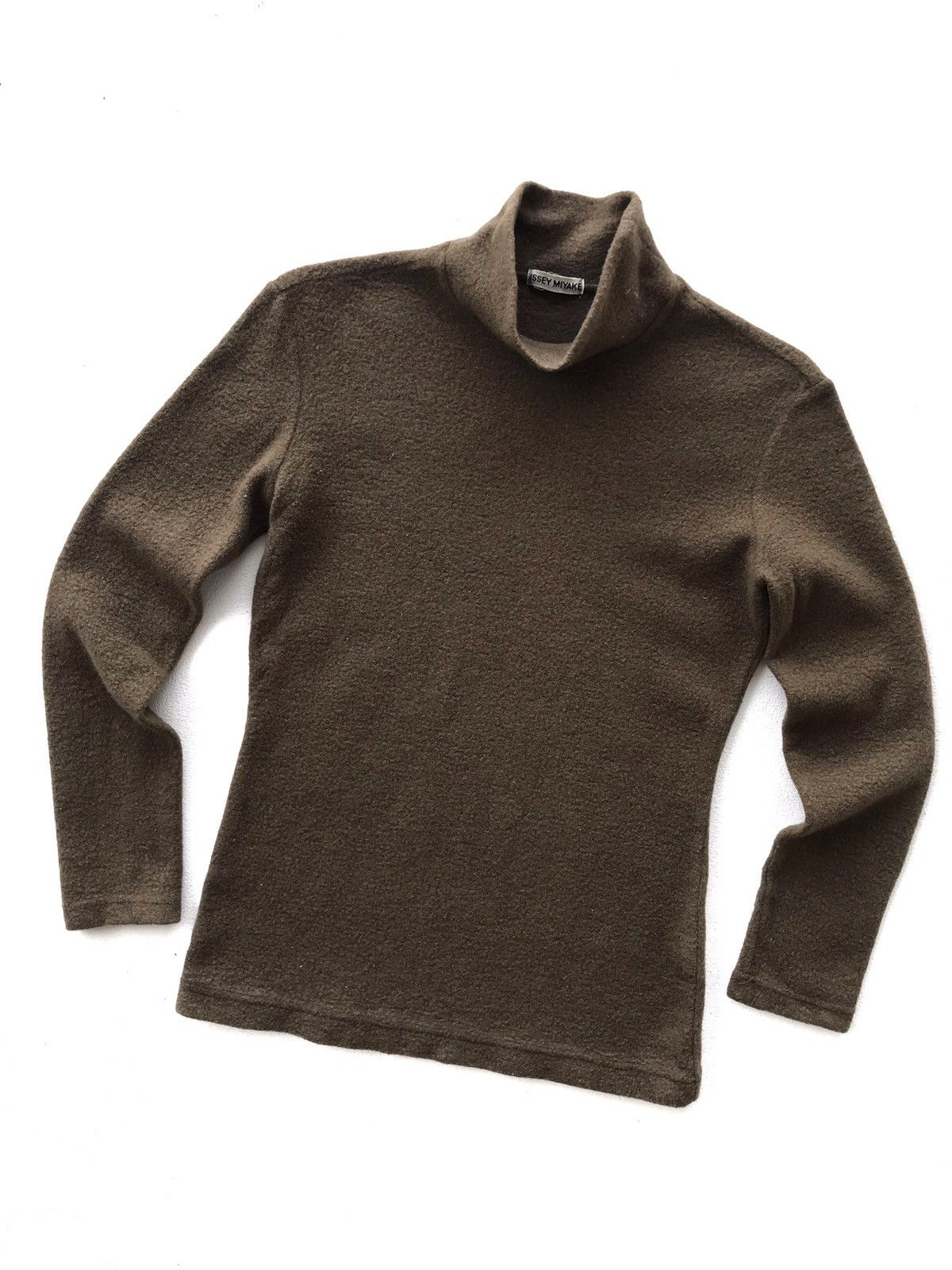 Issey Miyake Minimalist Obsession Thermal Wool Stretchable LS Shirt ...