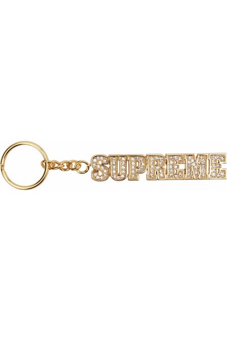 Supreme Supreme Block Logo Keychain | Grailed
