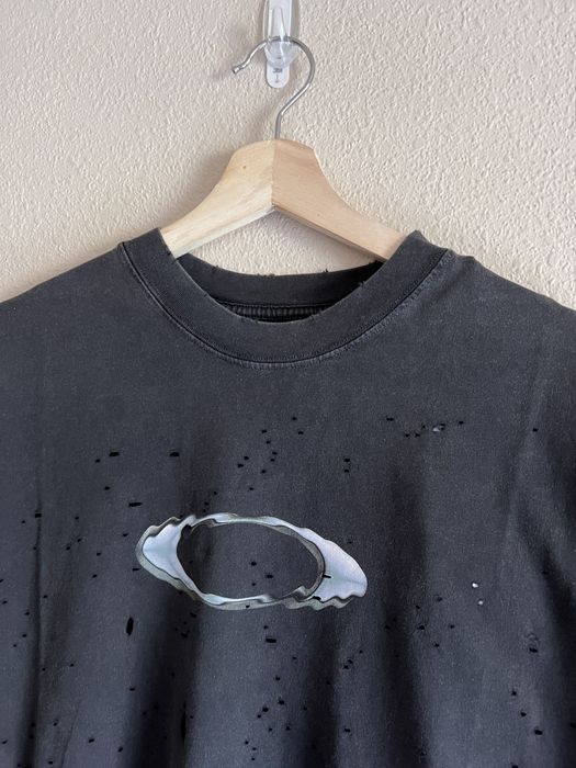 Oakley Satisfy Running Oakley Moth Tech Logo Tee in Black | Grailed