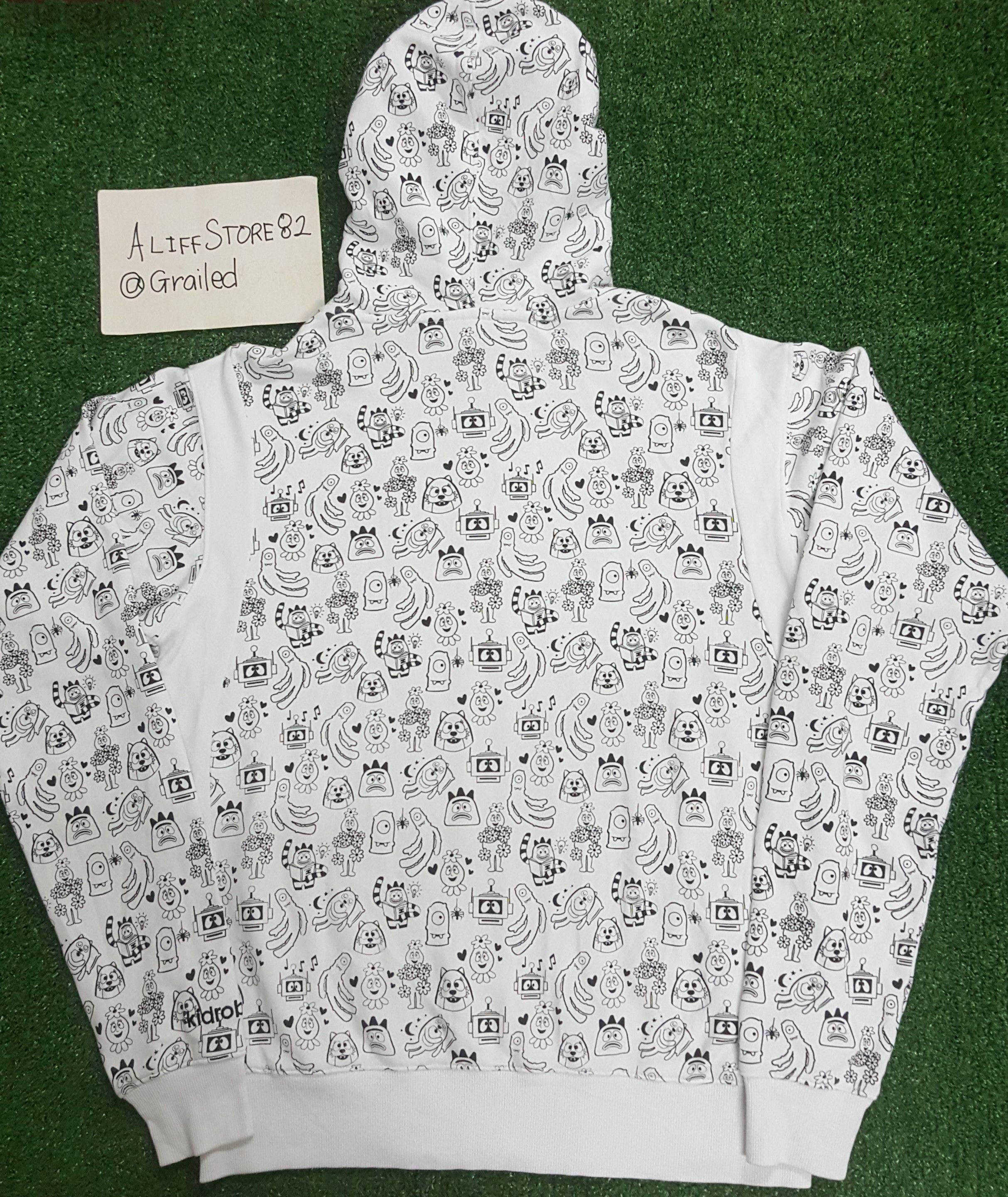 Kid Robot 📍LastDrop📍KidRobot Yo Gabba Gabba FullPrint Zipper Hoodie ...