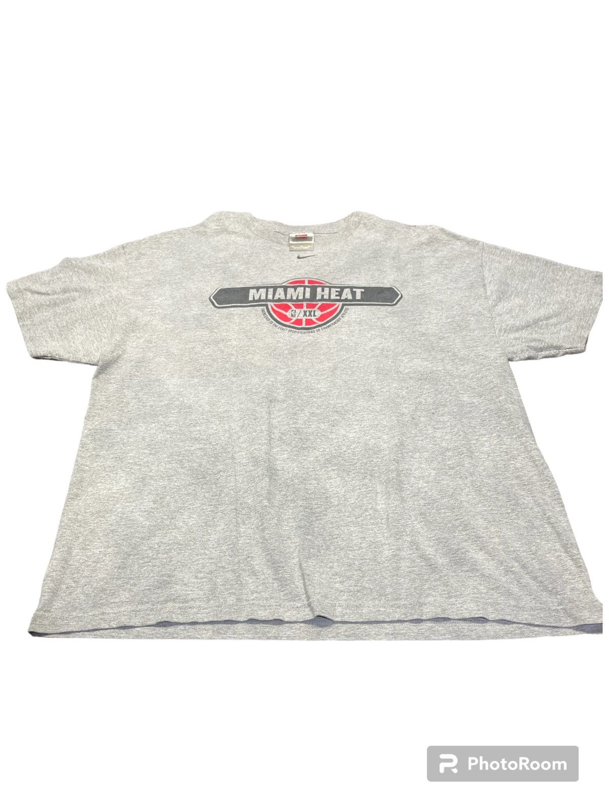Nike Vintage 2000’s Nike Team Miami Heat NBA Logo Shirt | Grailed