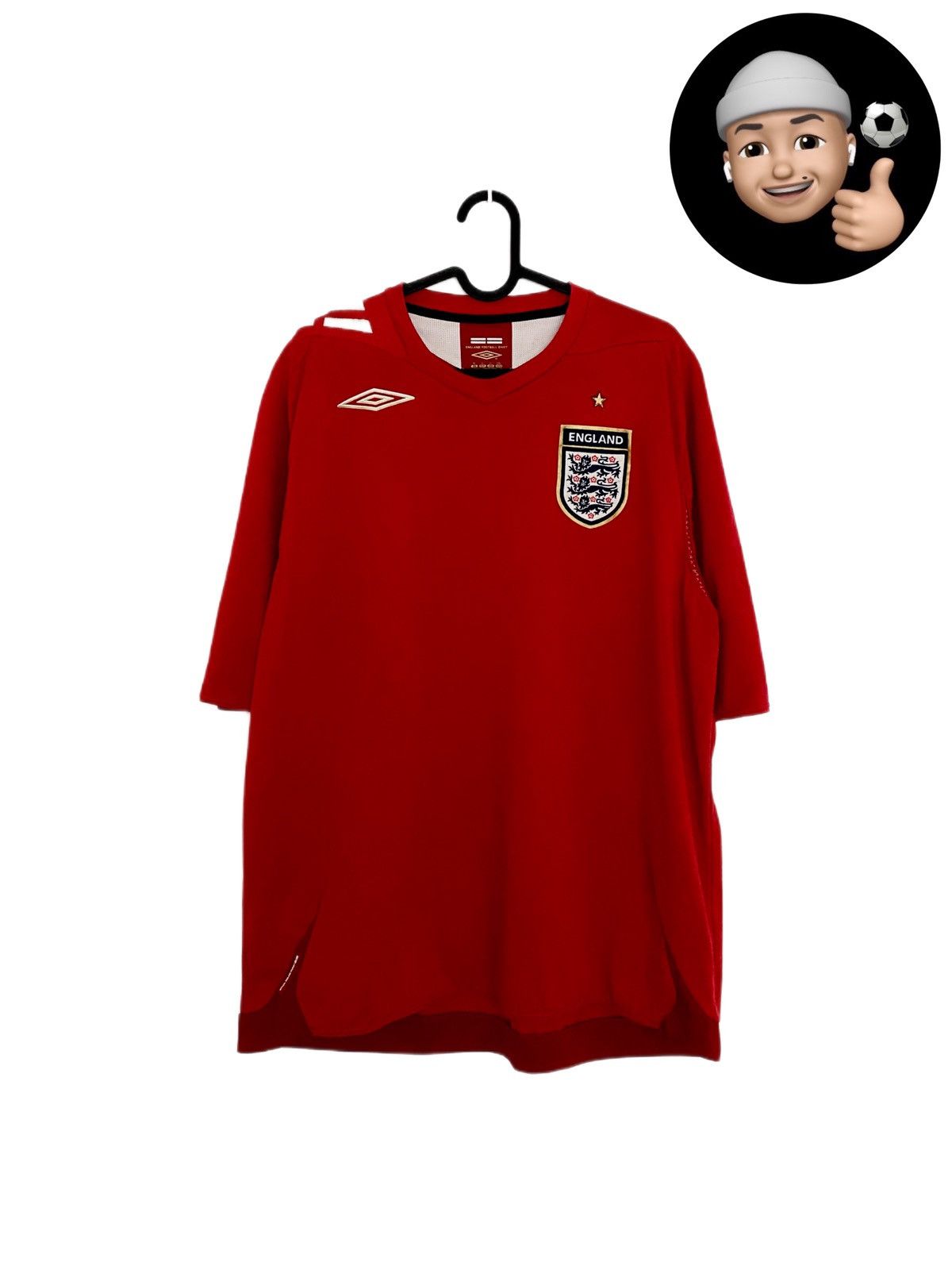 Vintage 2006 2008 England Umbro Vintage Away Soccer Jersey Kit Shirt ...
