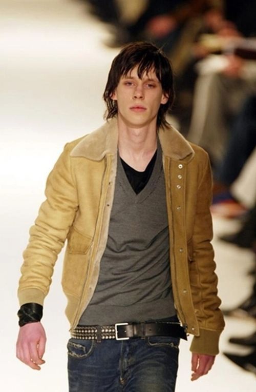 Dior × Hedi Slimane FW04 VOTC Shearling Bomber Jacket 46 | Grailed