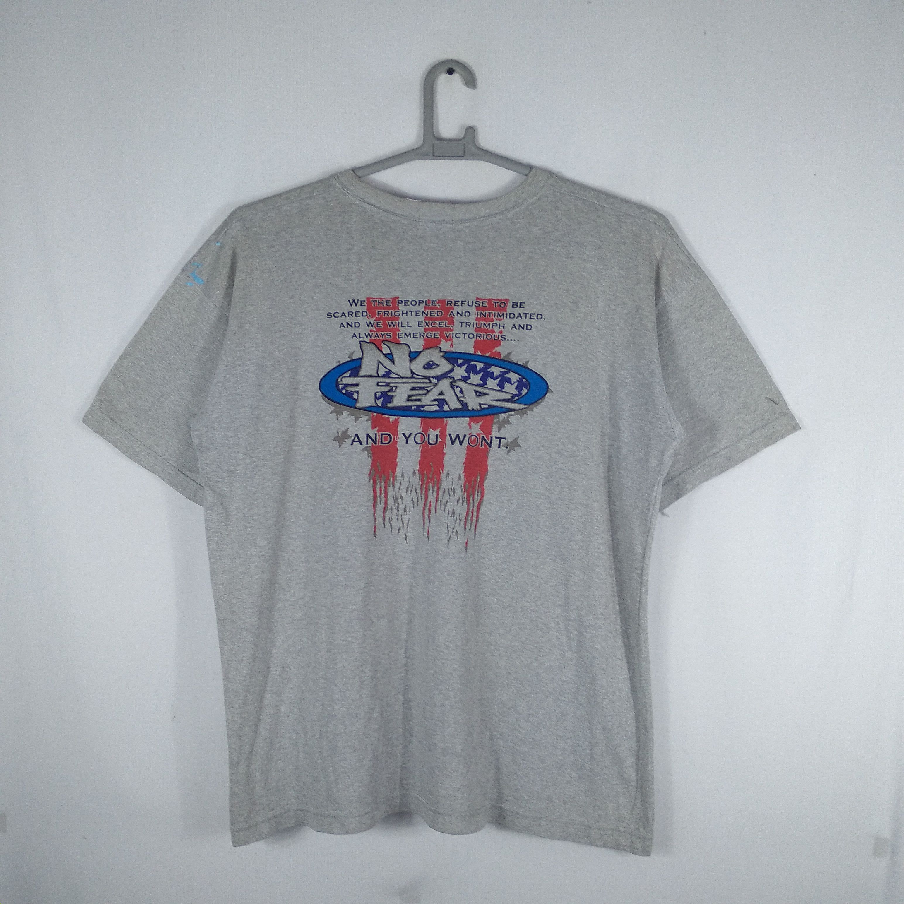 Vintage Vintage 90s No Fear OG Big Logo Iconic Skate Tee | Grailed